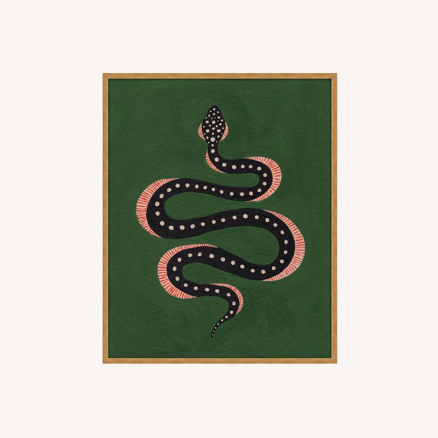 Apple the Snake by Willa Heart Art Print 32x40 - AptDeco