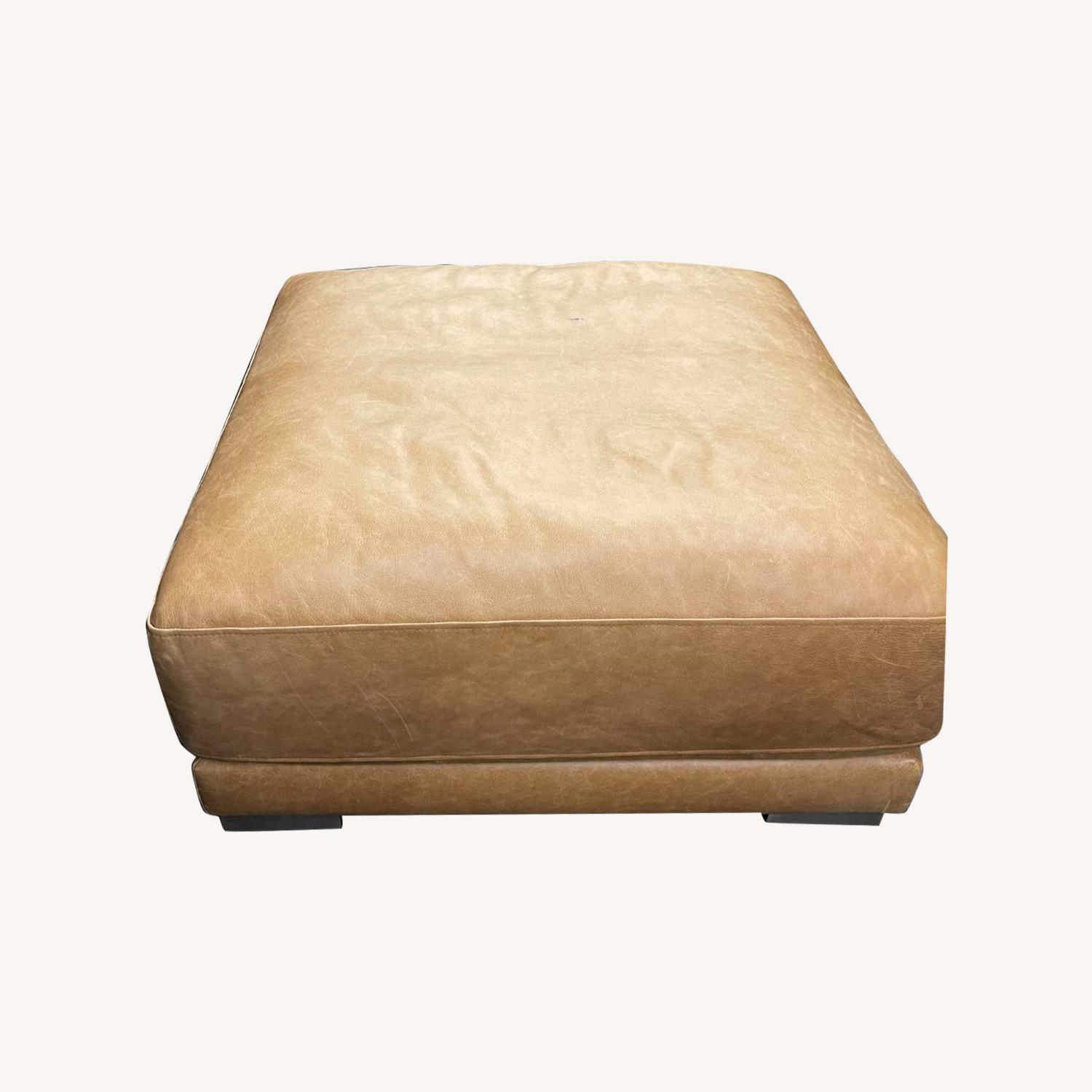 CB2 Gybson Ottoman - AptDeco