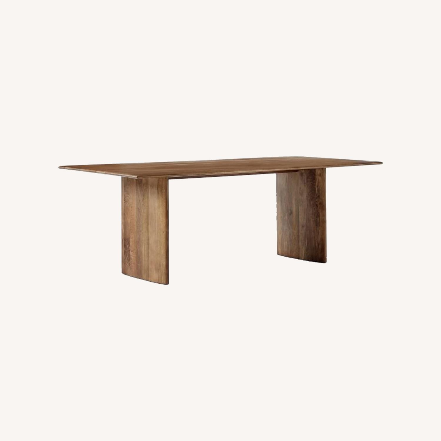 West Elm Anton Solid Wood Dining Table (86") - AptDeco