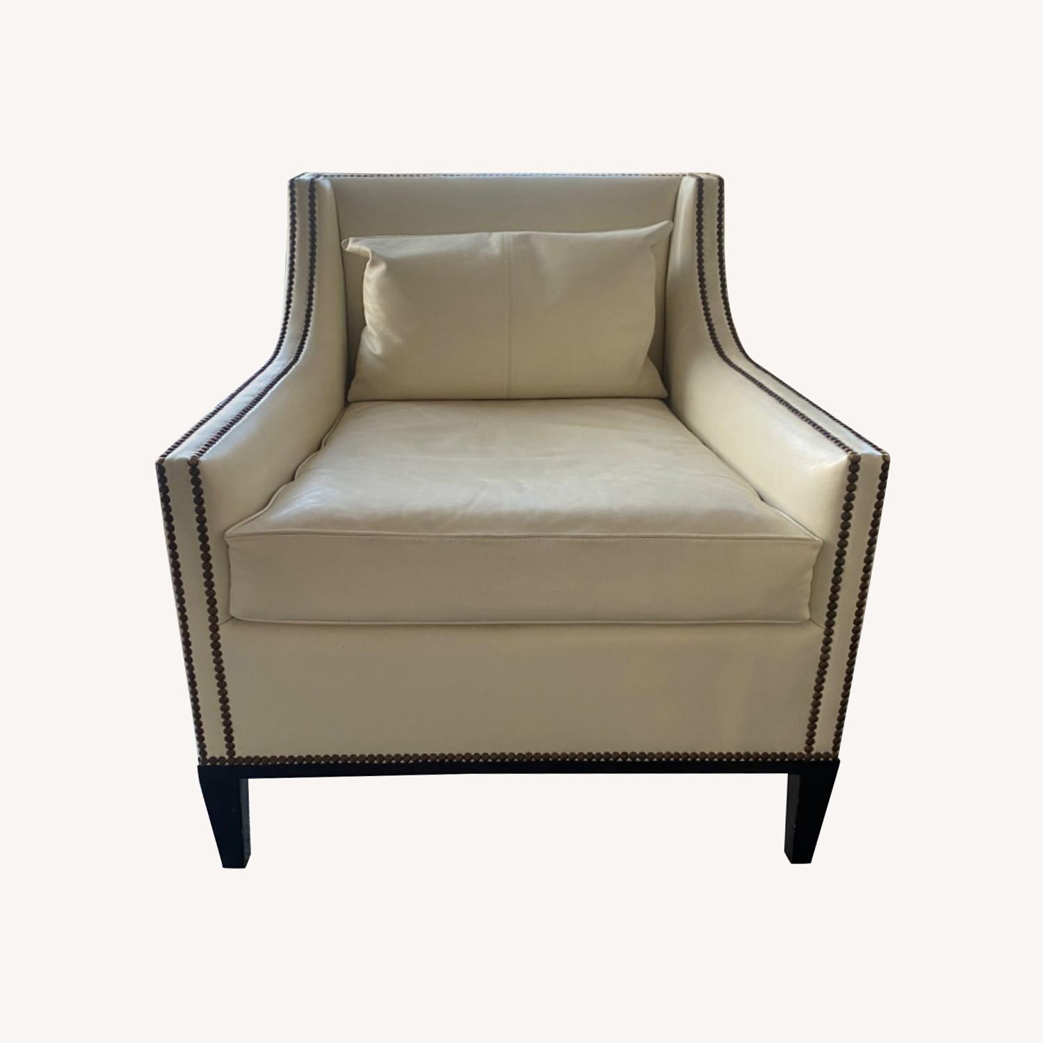 Oly Studio Benjamin Leather Chair - AptDeco