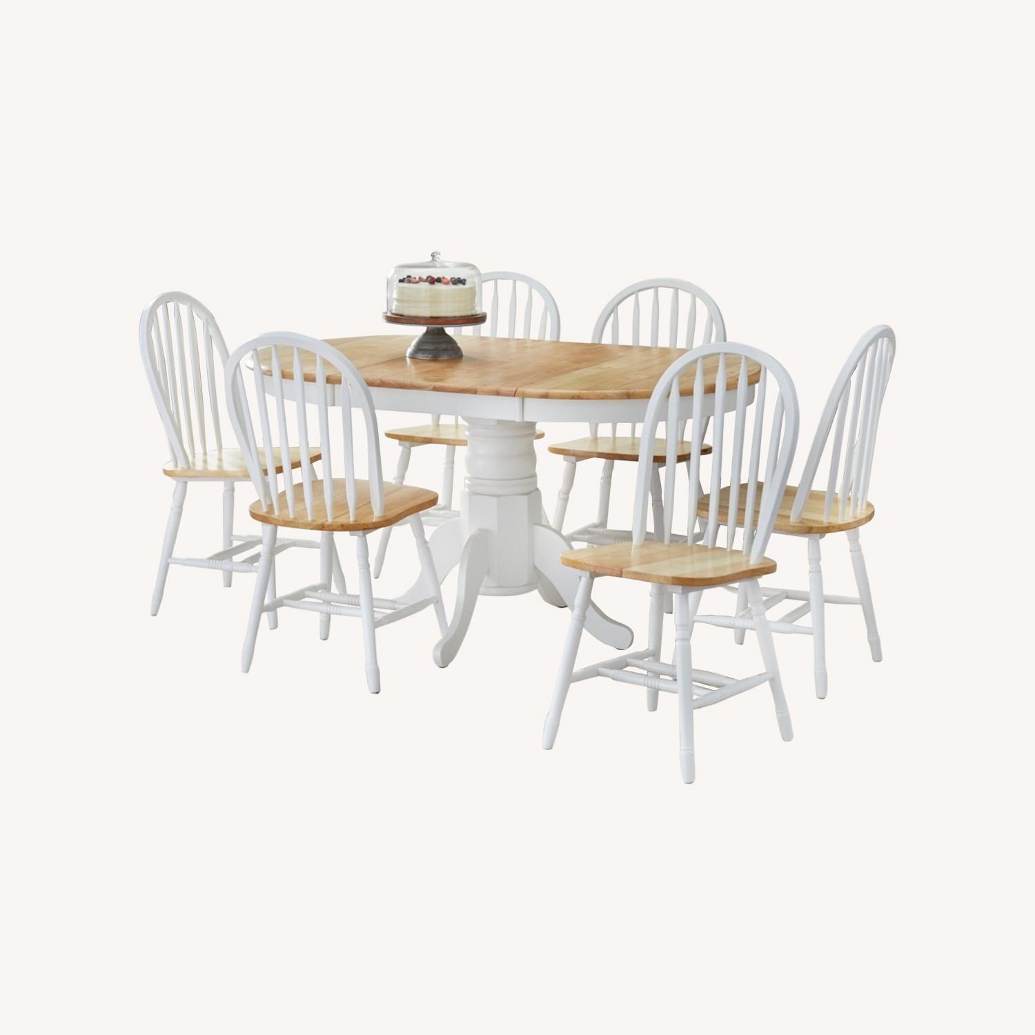 Simple Living Farmhouse 5-piece Dining Set - AptDeco