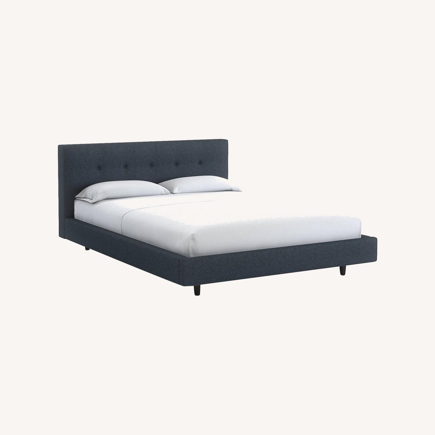 Crate Barrel Tate Queen Upholstered Bed 38