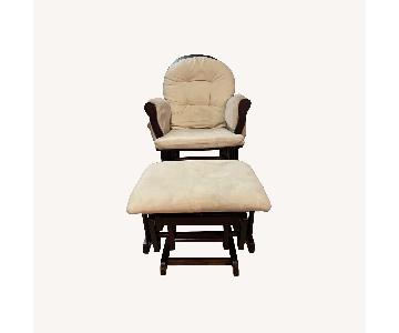Rocking Chair With Foot Rest - AptDeco