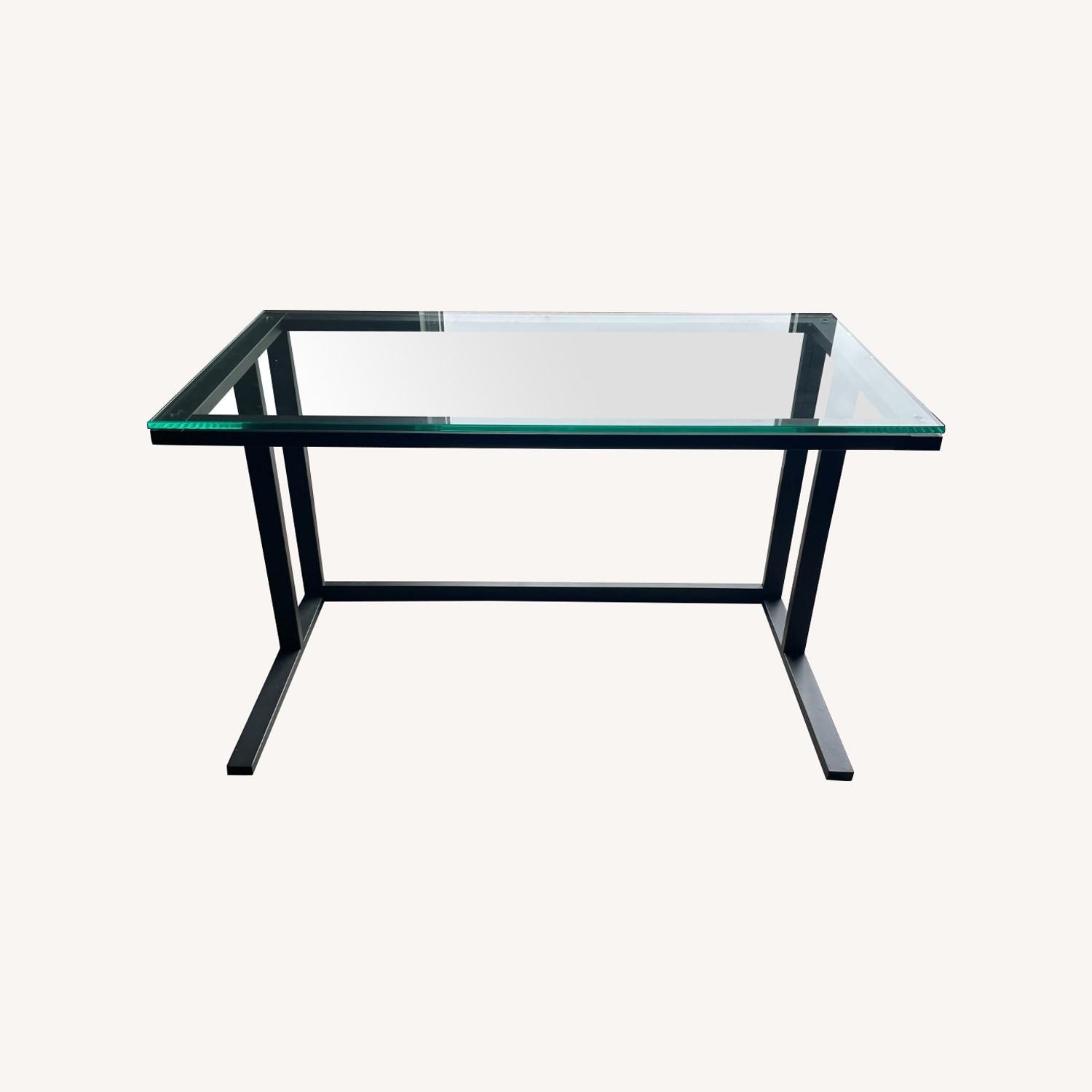 Crate & Barrel Pilsen Graphite Desk - AptDeco