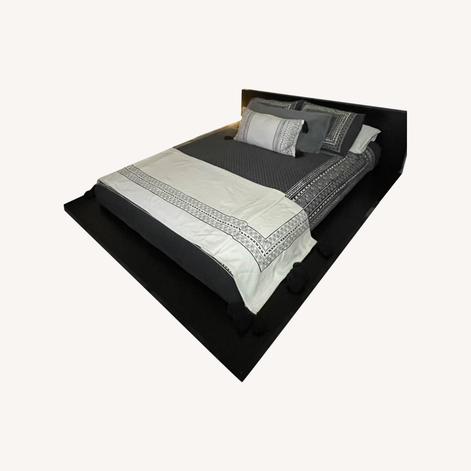 Modani Espresso Queen Platform Bed - AptDeco