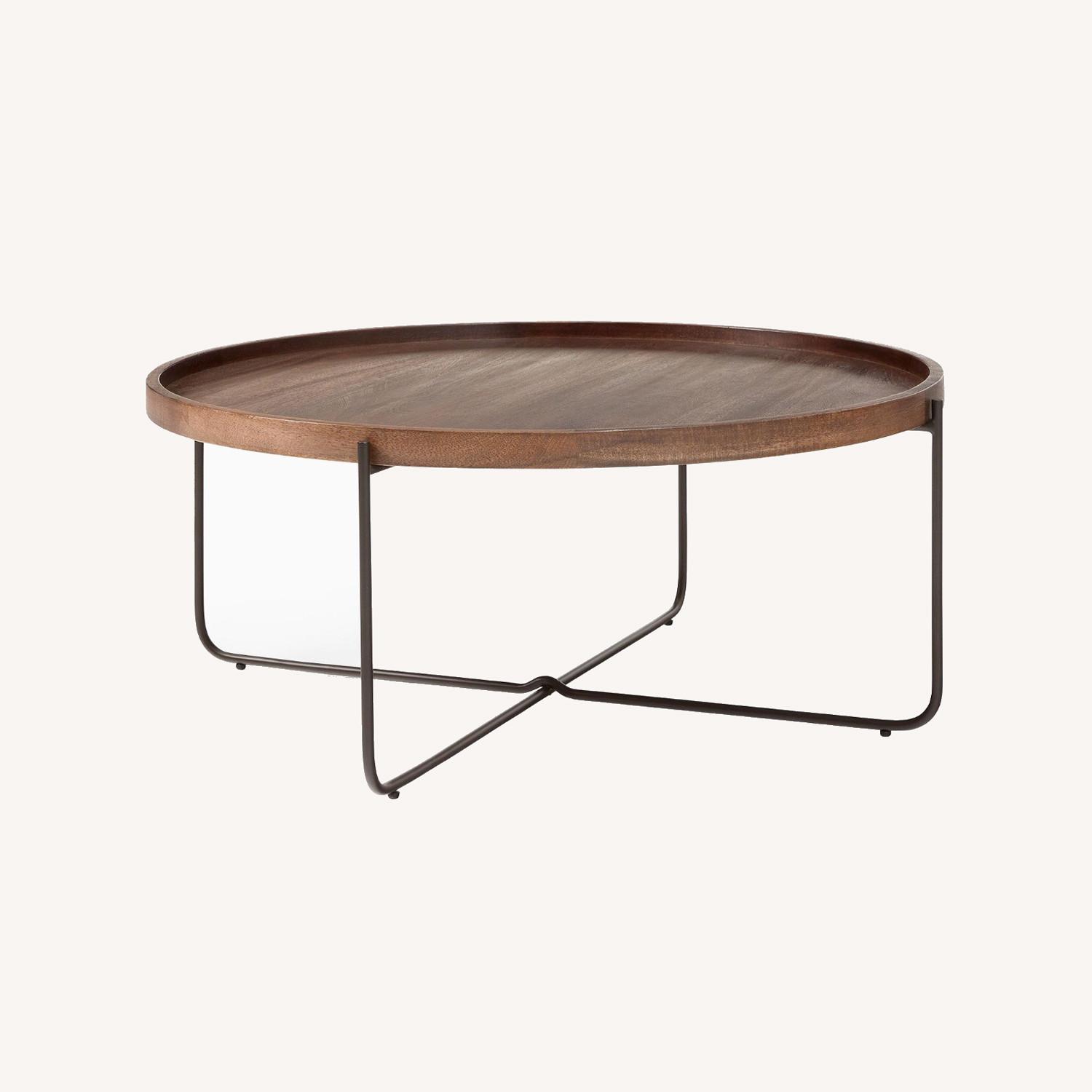 West Elm Willow Round Coffee Table - AptDeco