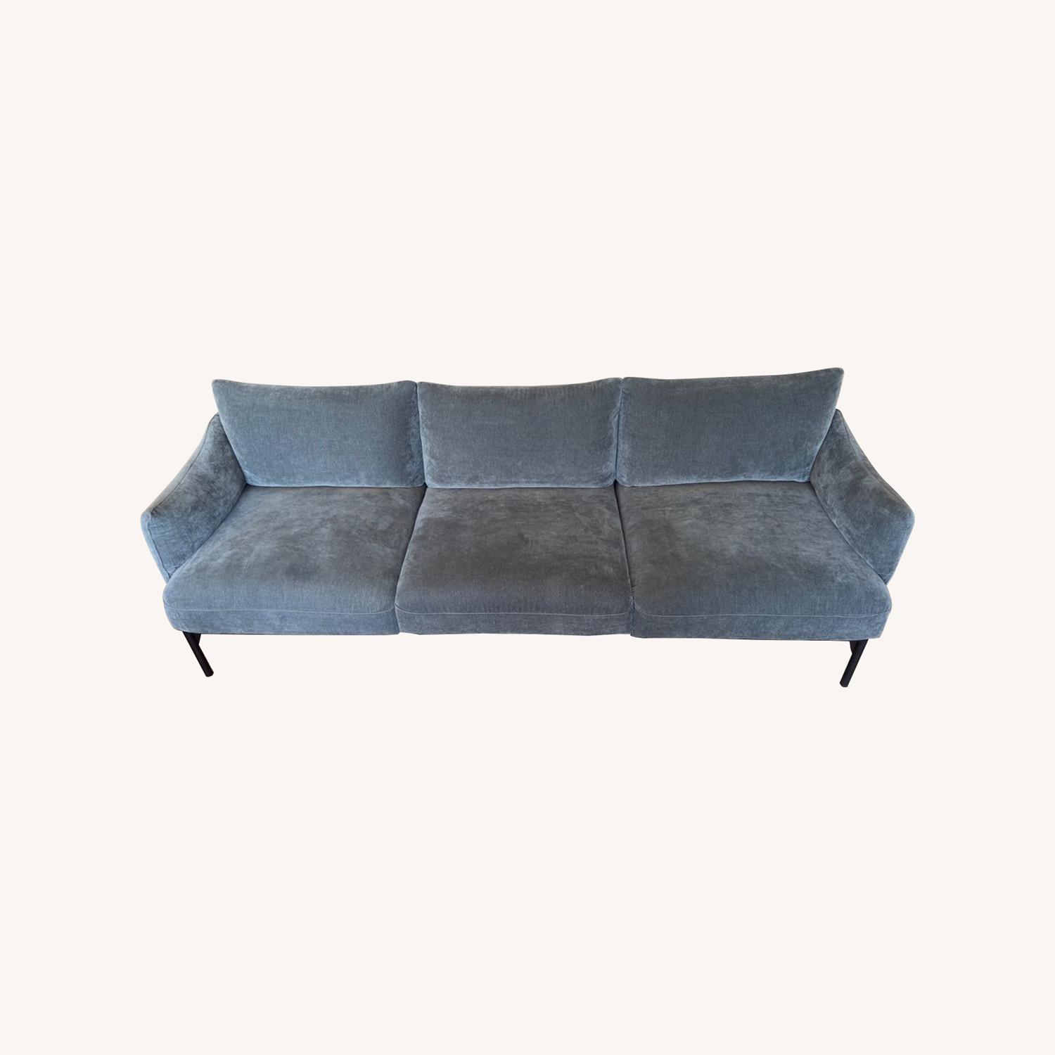 West Elm Penn 87" Sofa in Slate Modern Chenille - AptDeco