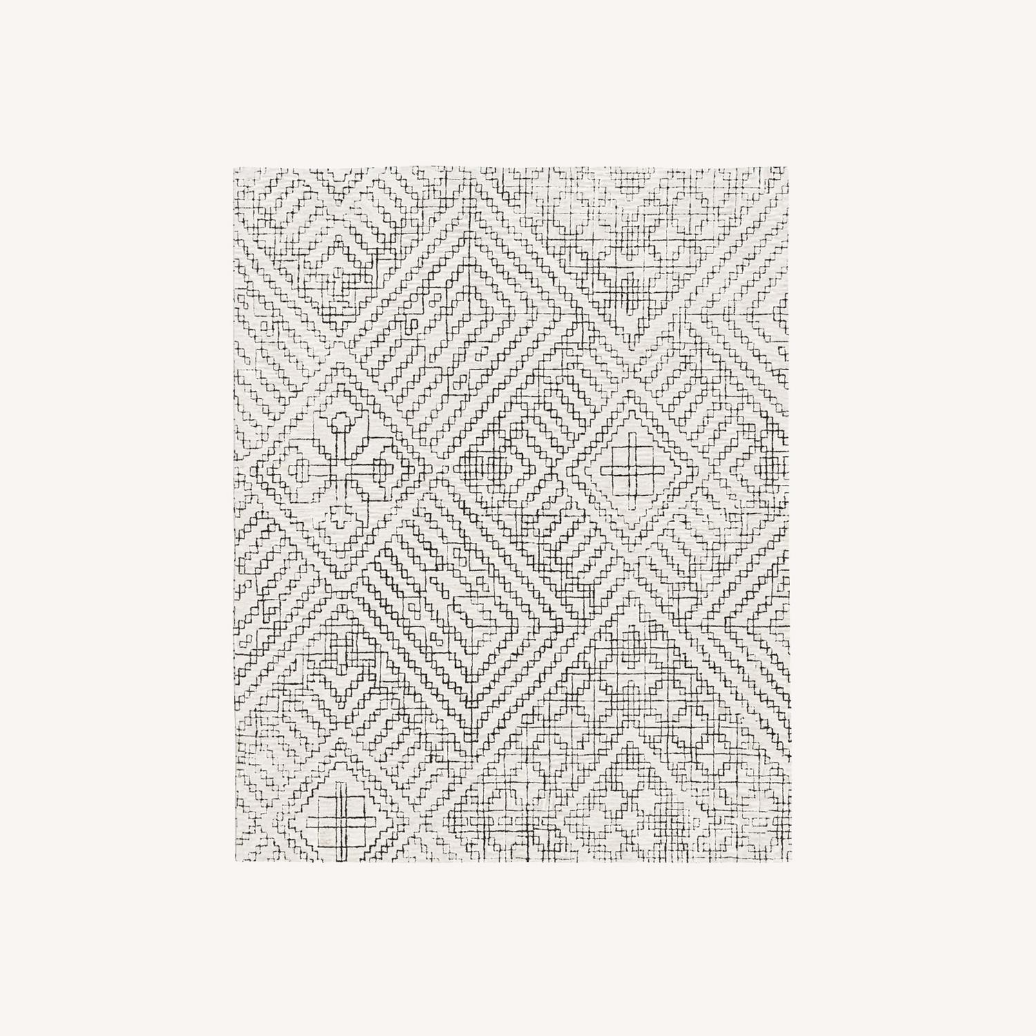 West Elm Stone Tile Rug 5x8 - AptDeco