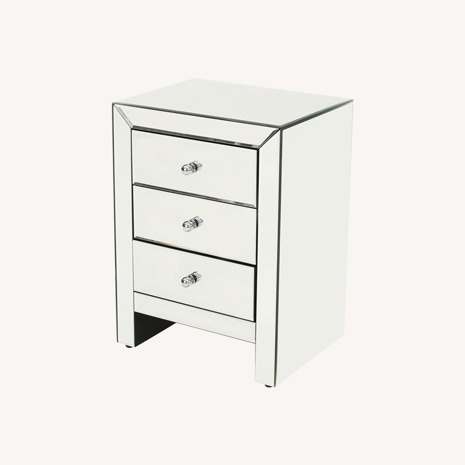 Christopher Knight Home Mirror 3 Drawer Nightstand - AptDeco