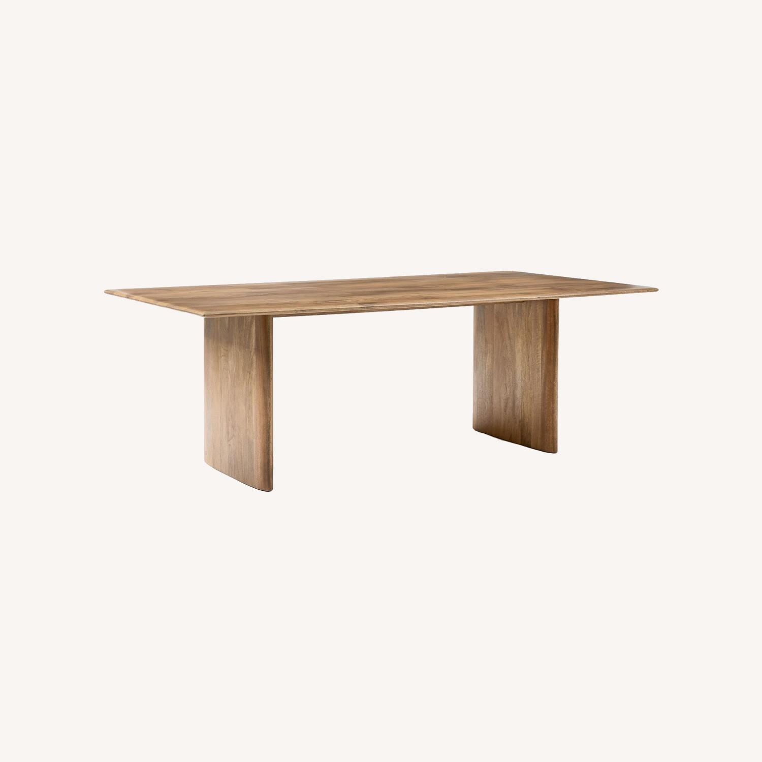 West Elm Extra Deep Anton Solid Wood Dining Table - AptDeco