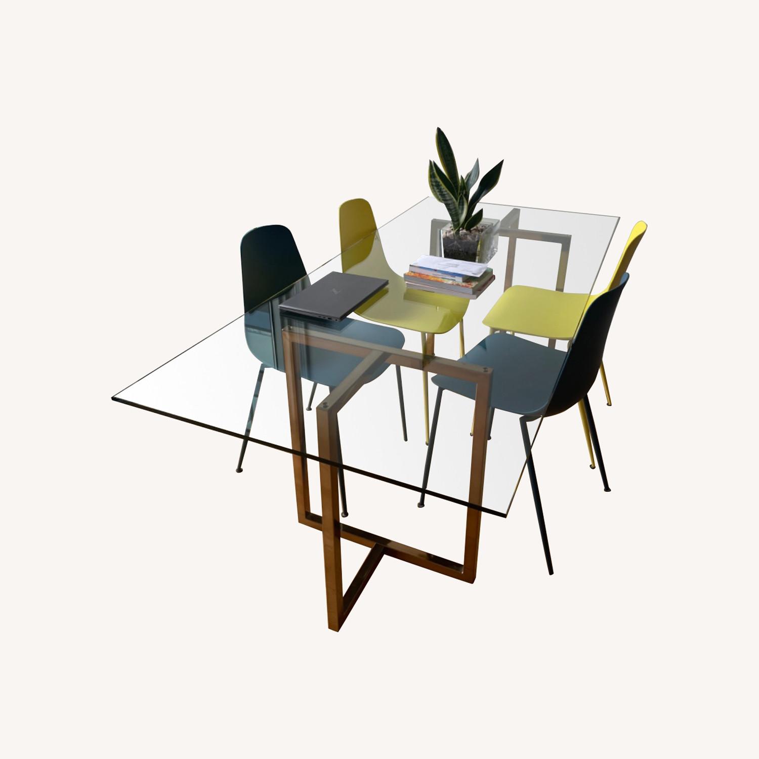 CB2 Dining Table + Svelti Chair Set - AptDeco