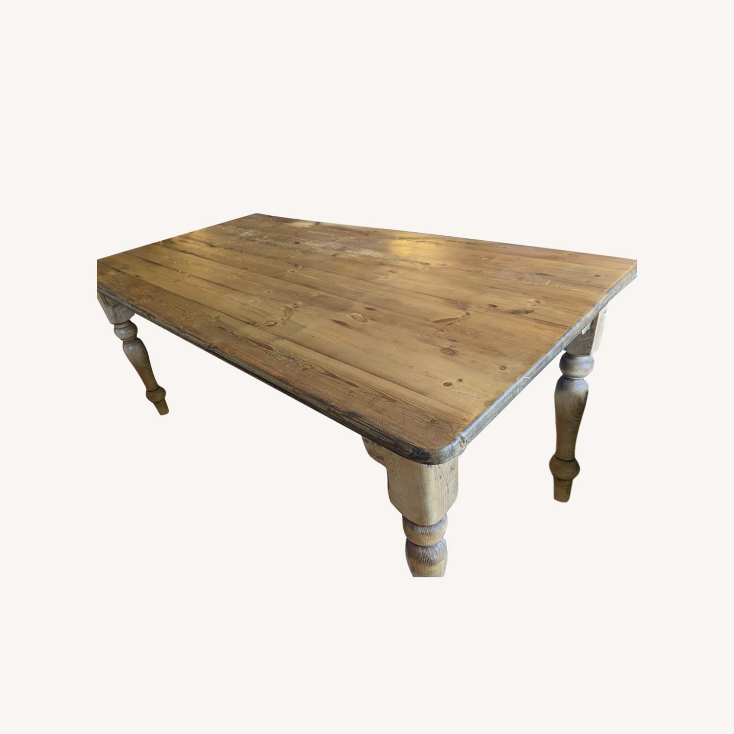 Woodgrain Dining Table - AptDeco