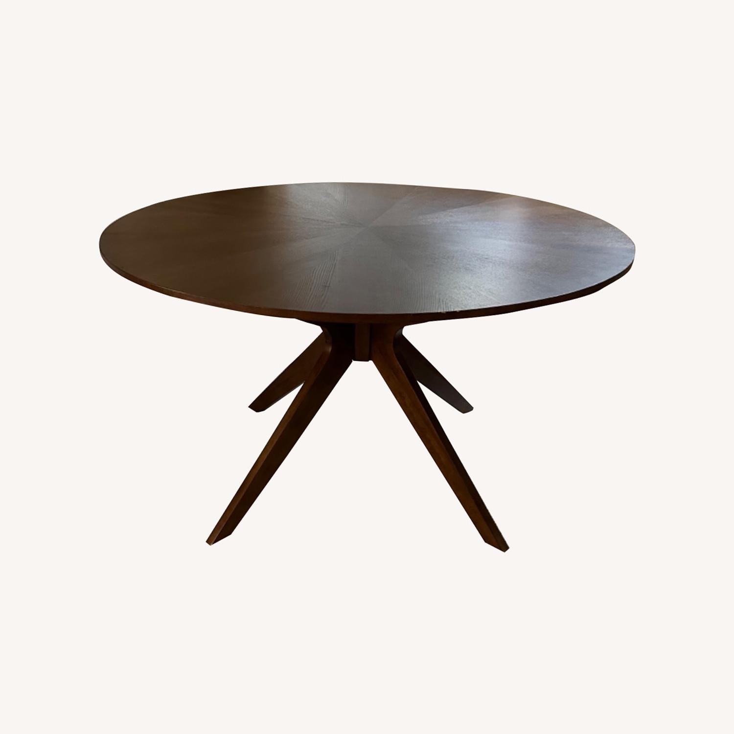 Article Conan Walnut Around Dining Table - AptDeco
