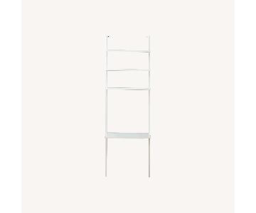 CB2 Ladder Wall Mounted Desk with Book Shelves - AptDeco