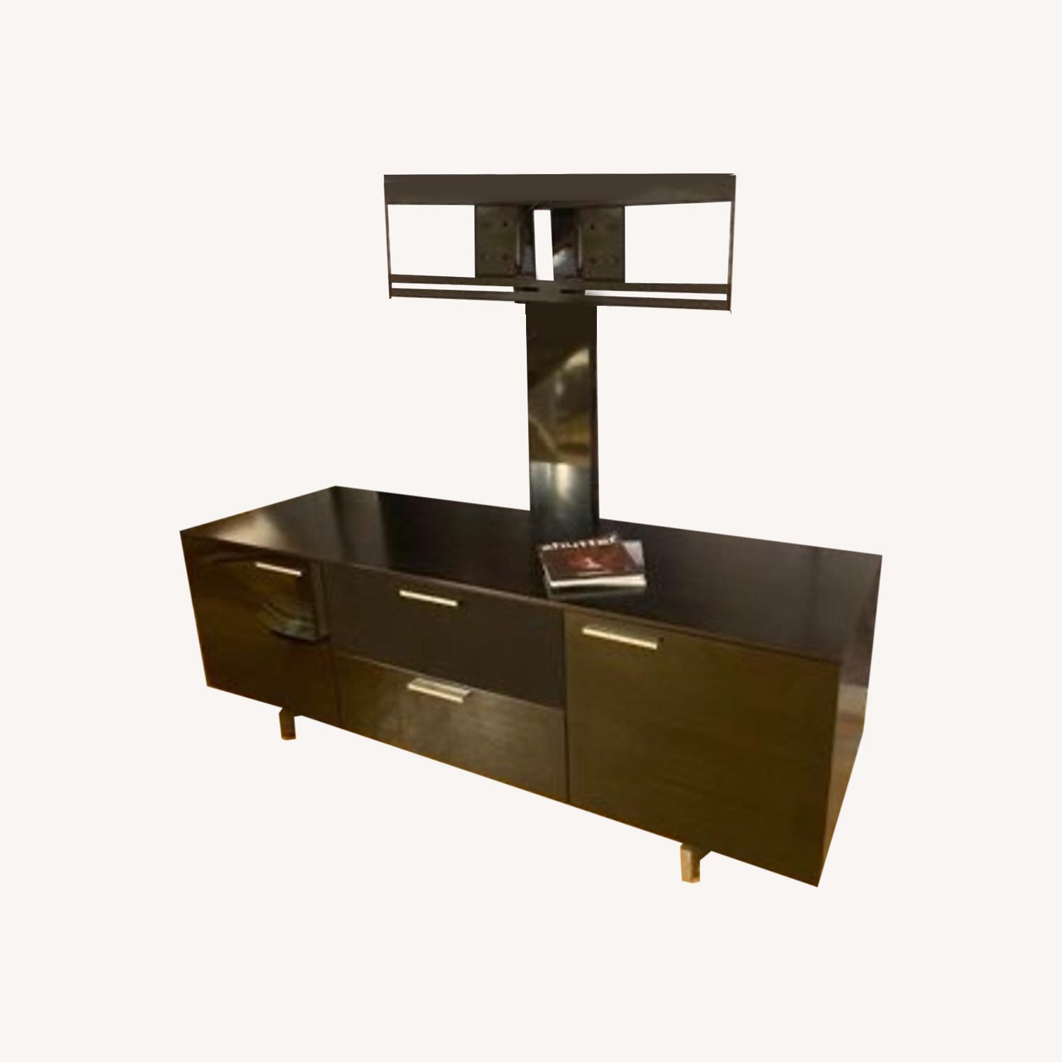 BDI Avion Noir TV Media Cabinet + Stand - AptDeco