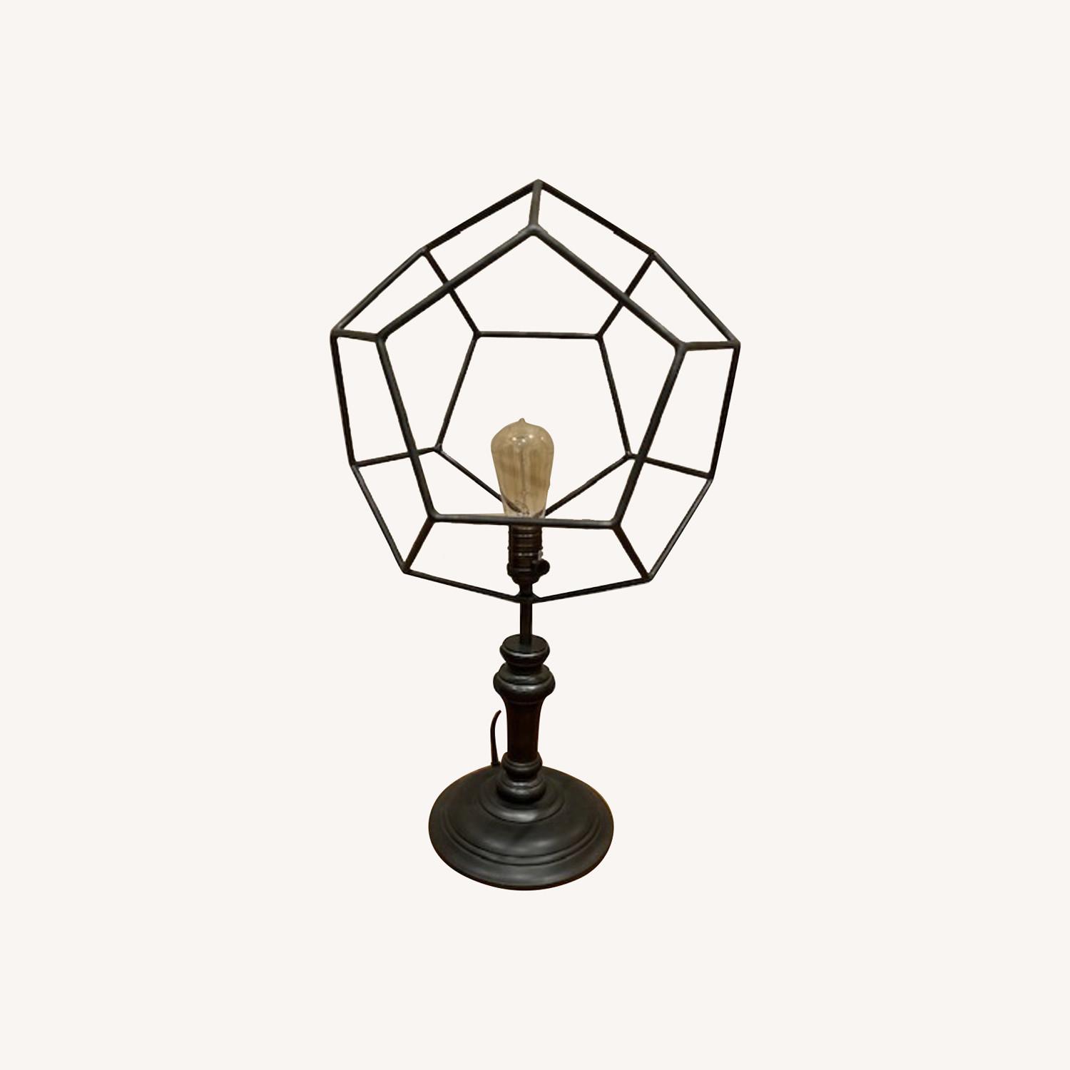 Restoration Hardware Octagonal 3D Lamps - AptDeco