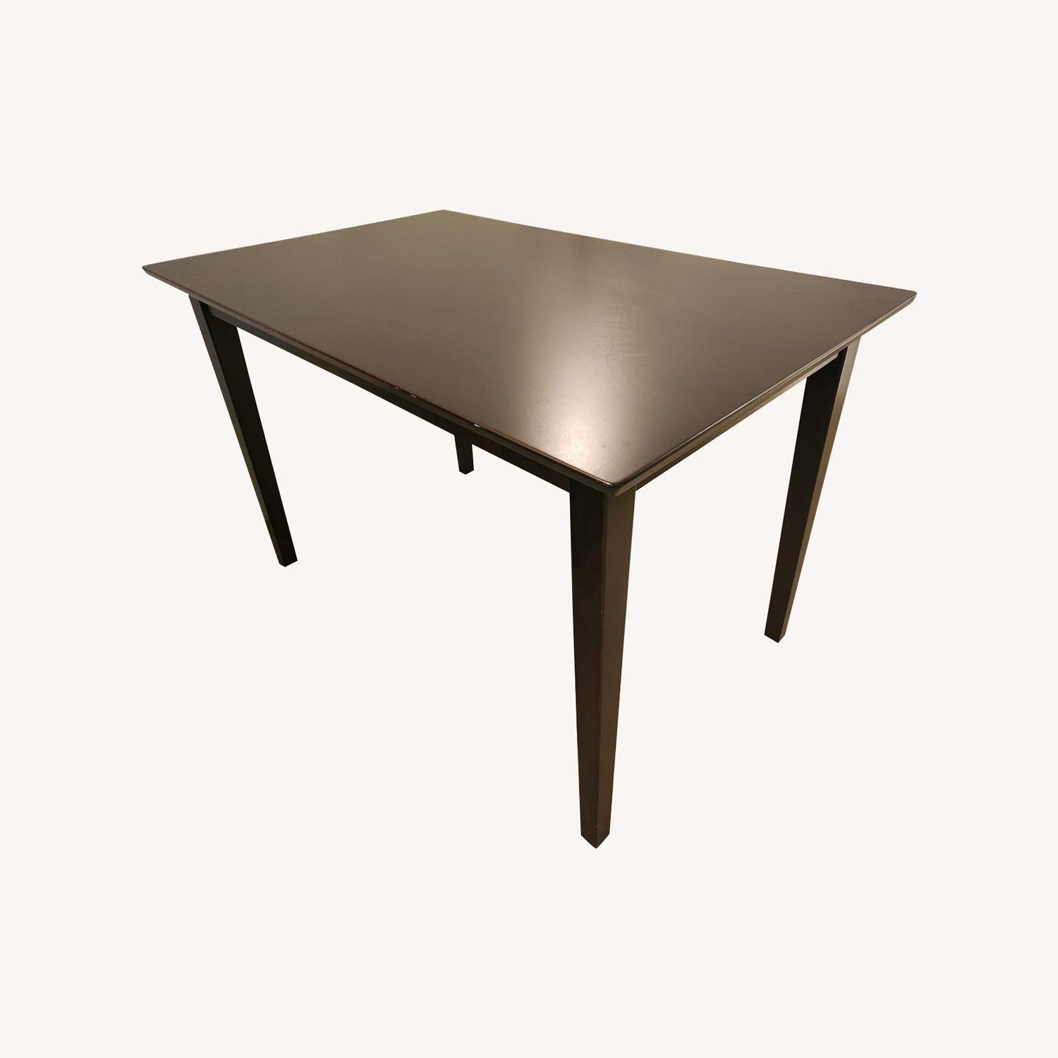 Dark Brown / Cappuccino Rectangular Dining Table - AptDeco