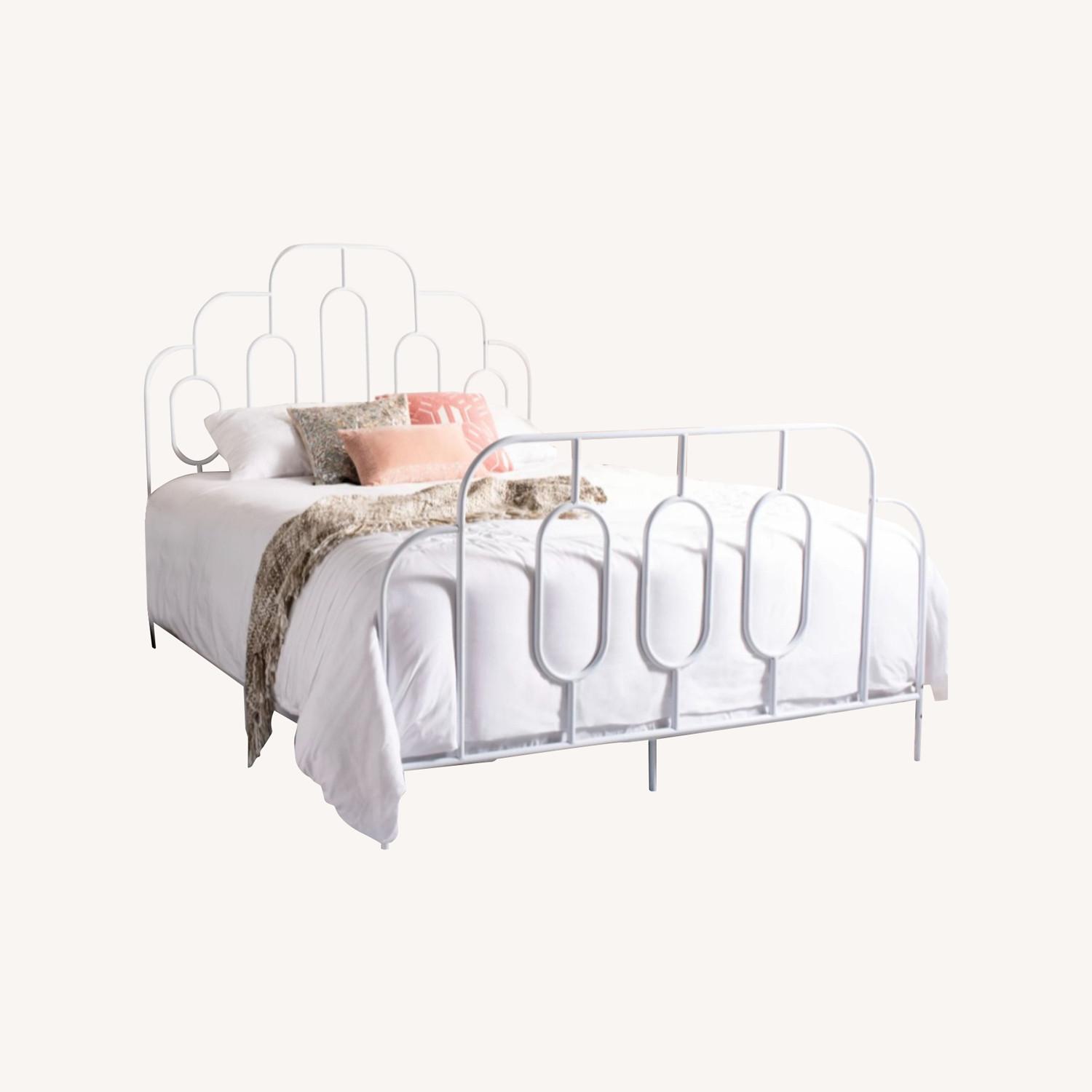 AllModern Retro Queen Bed Frame - AptDeco