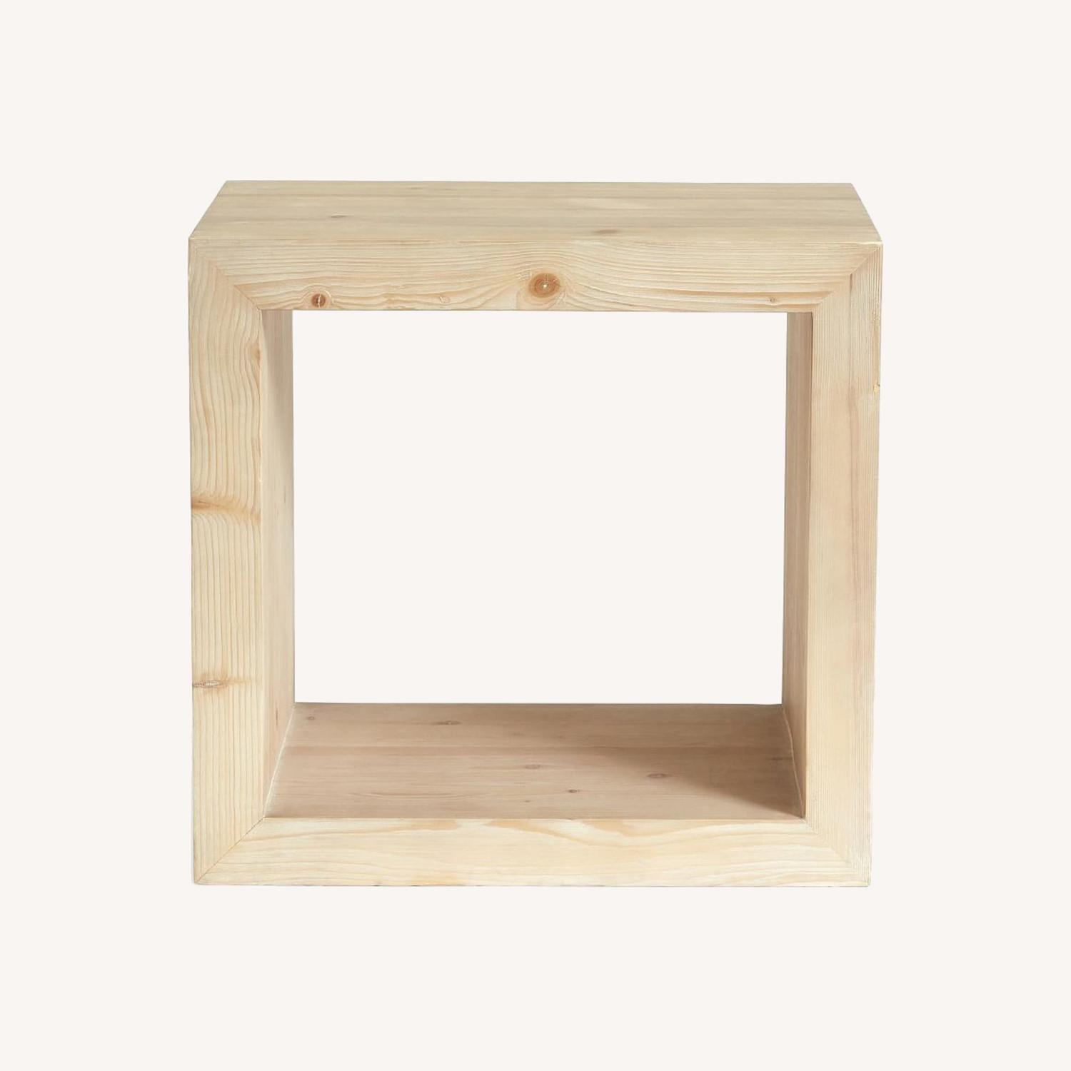 Pottery Barn Folsom Rectangular End Table - AptDeco