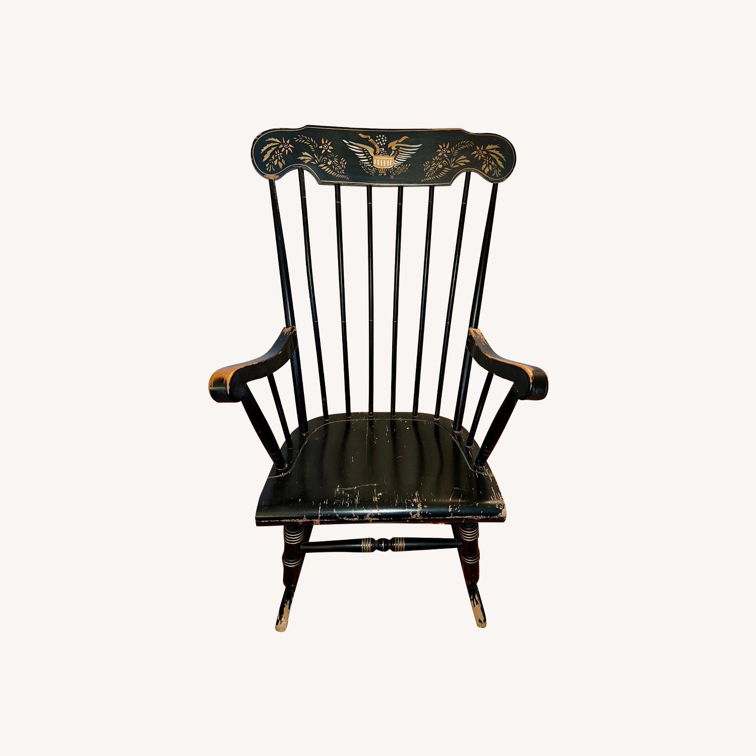 Hitchcock style LOCK 1776 Rocking Chair - AptDeco