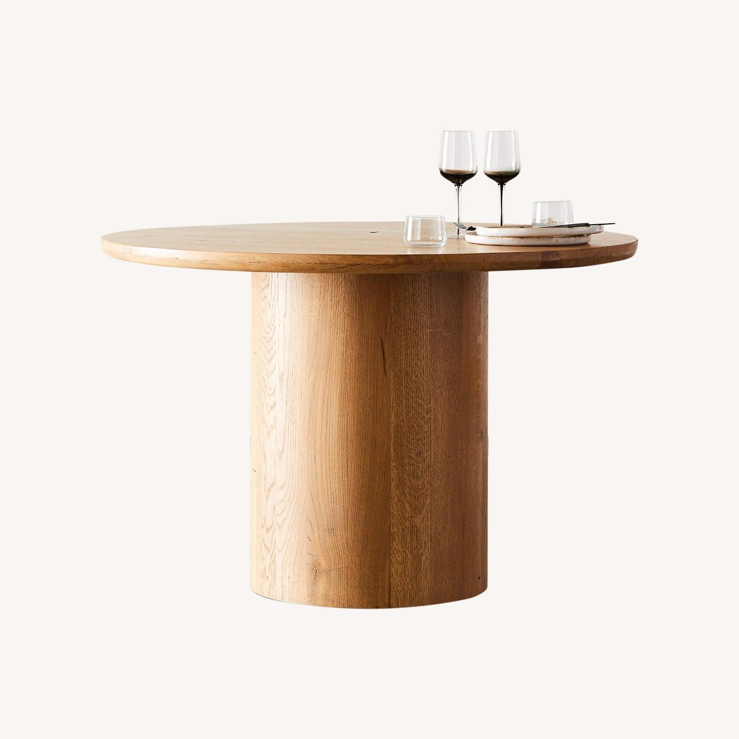 CB2 Spindler Dining Table Round - AptDeco