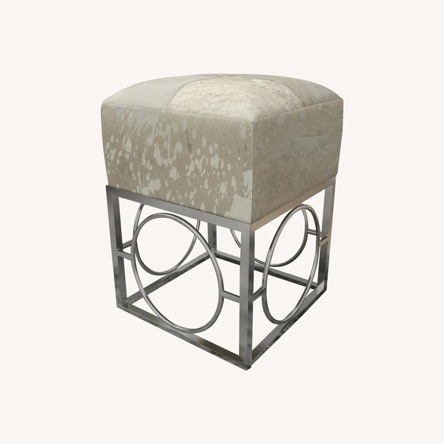 Wayfair Cotswald 22'' Tall Metal Accent Stool - AptDeco