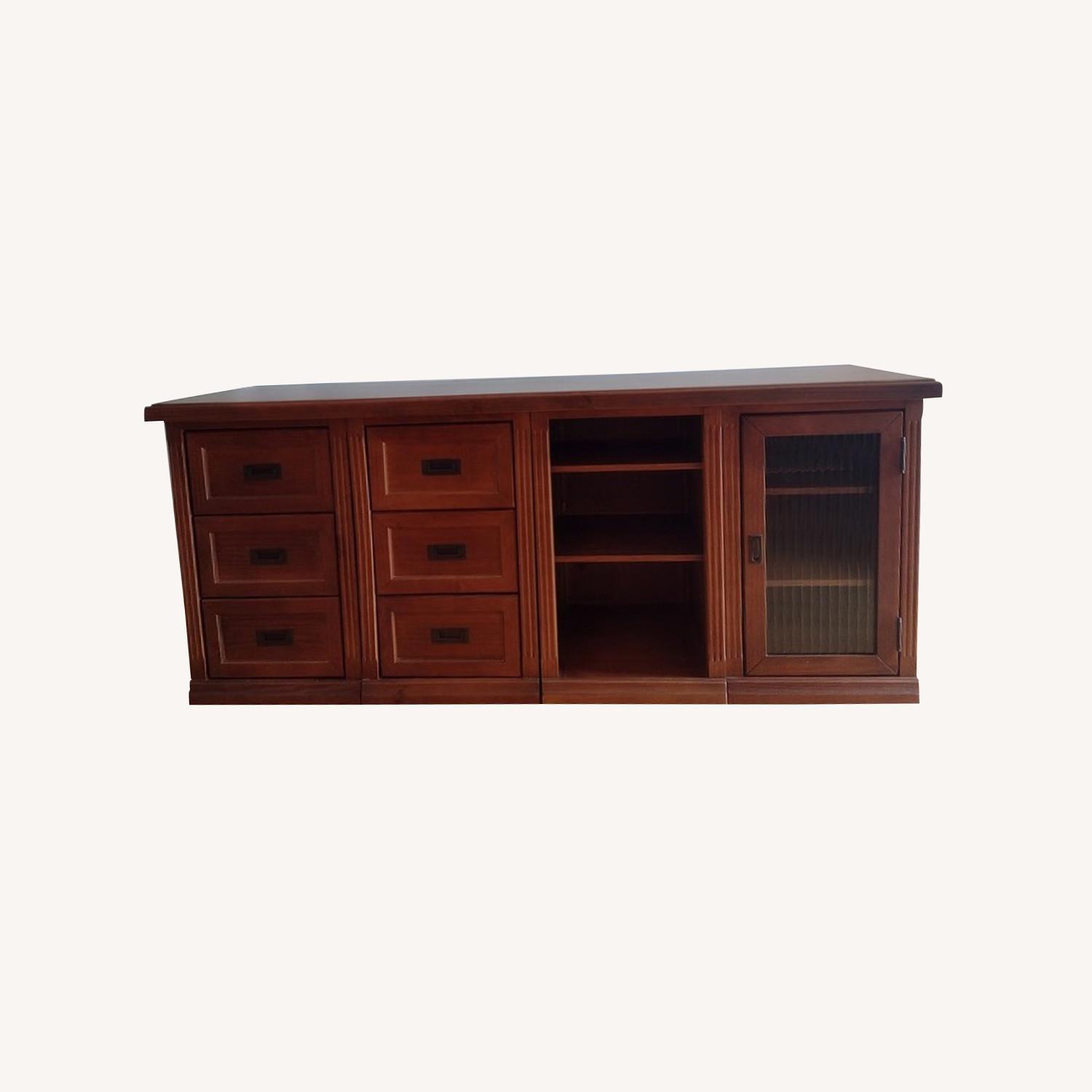 Bombay Company Solid Wood Wall Unit - AptDeco