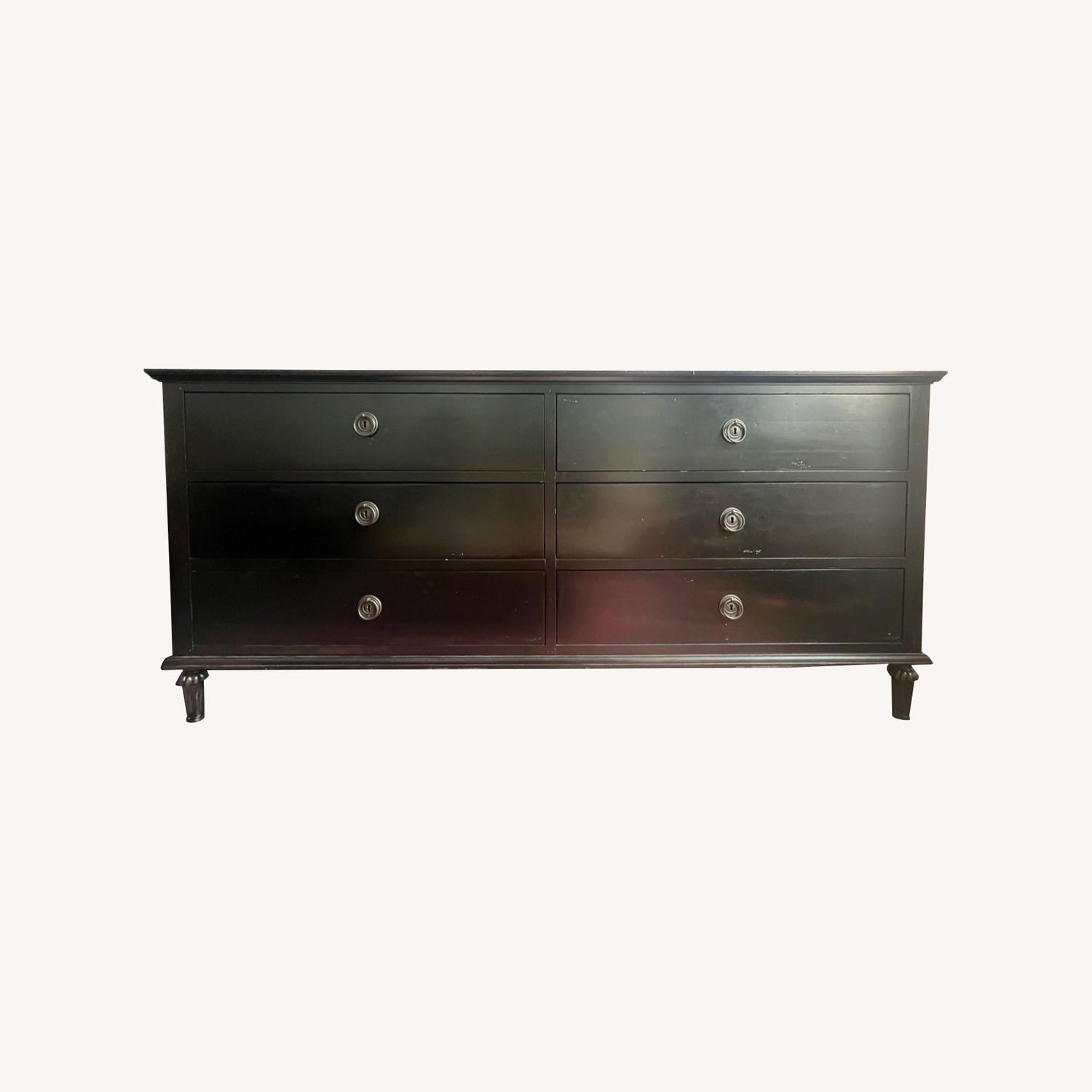 Restoration Hardware Antique Black Maison Dresser
