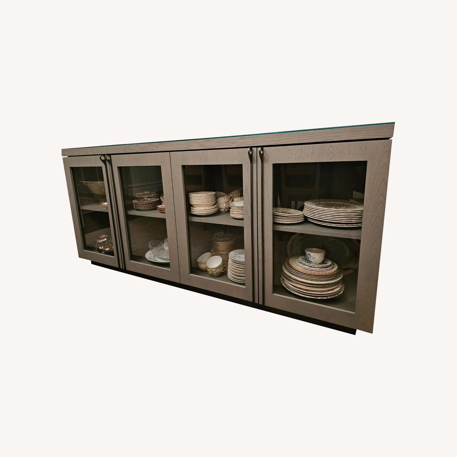 Desiron Custom Gray Credenza - AptDeco