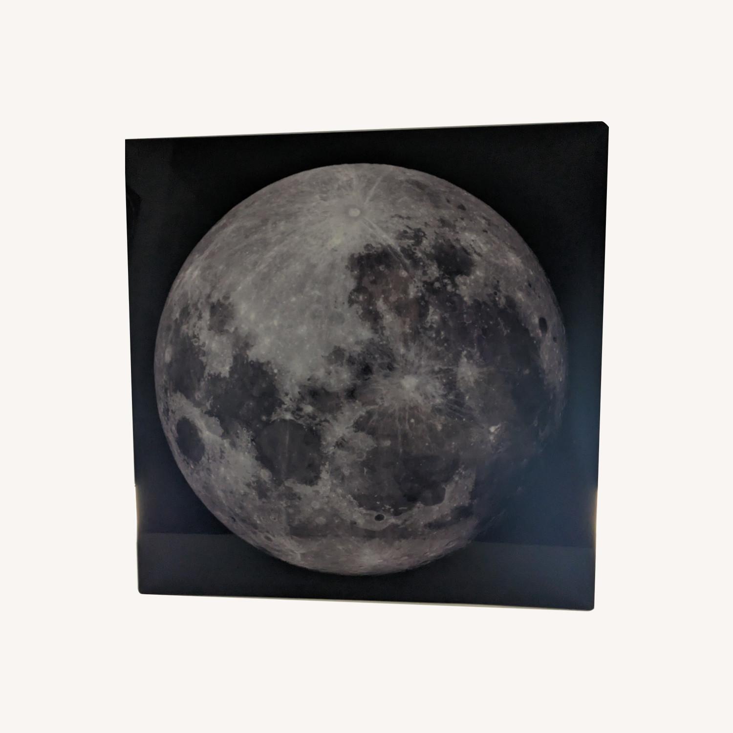 Metallic Photo of the Moon - AptDeco
