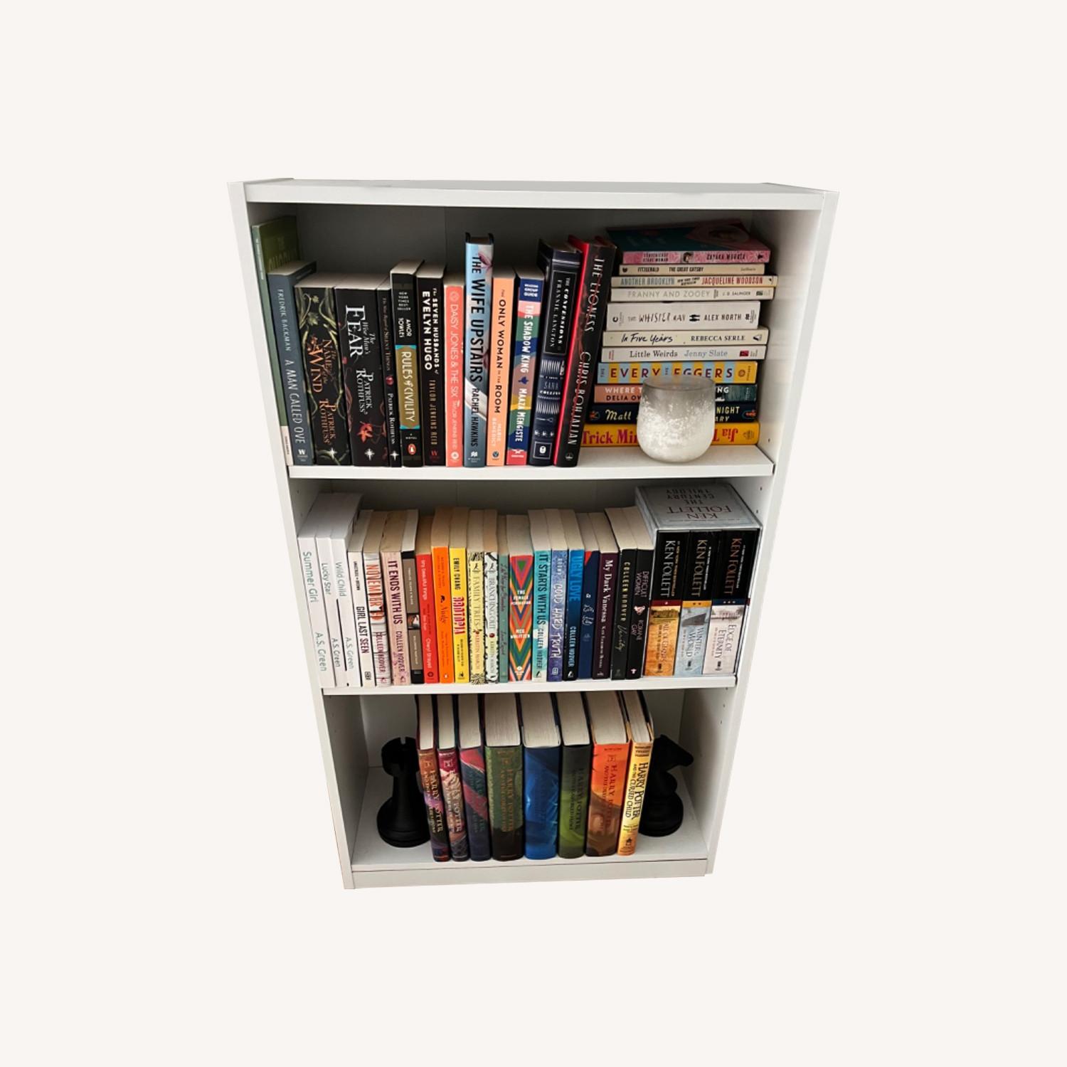 White Bookcase - AptDeco