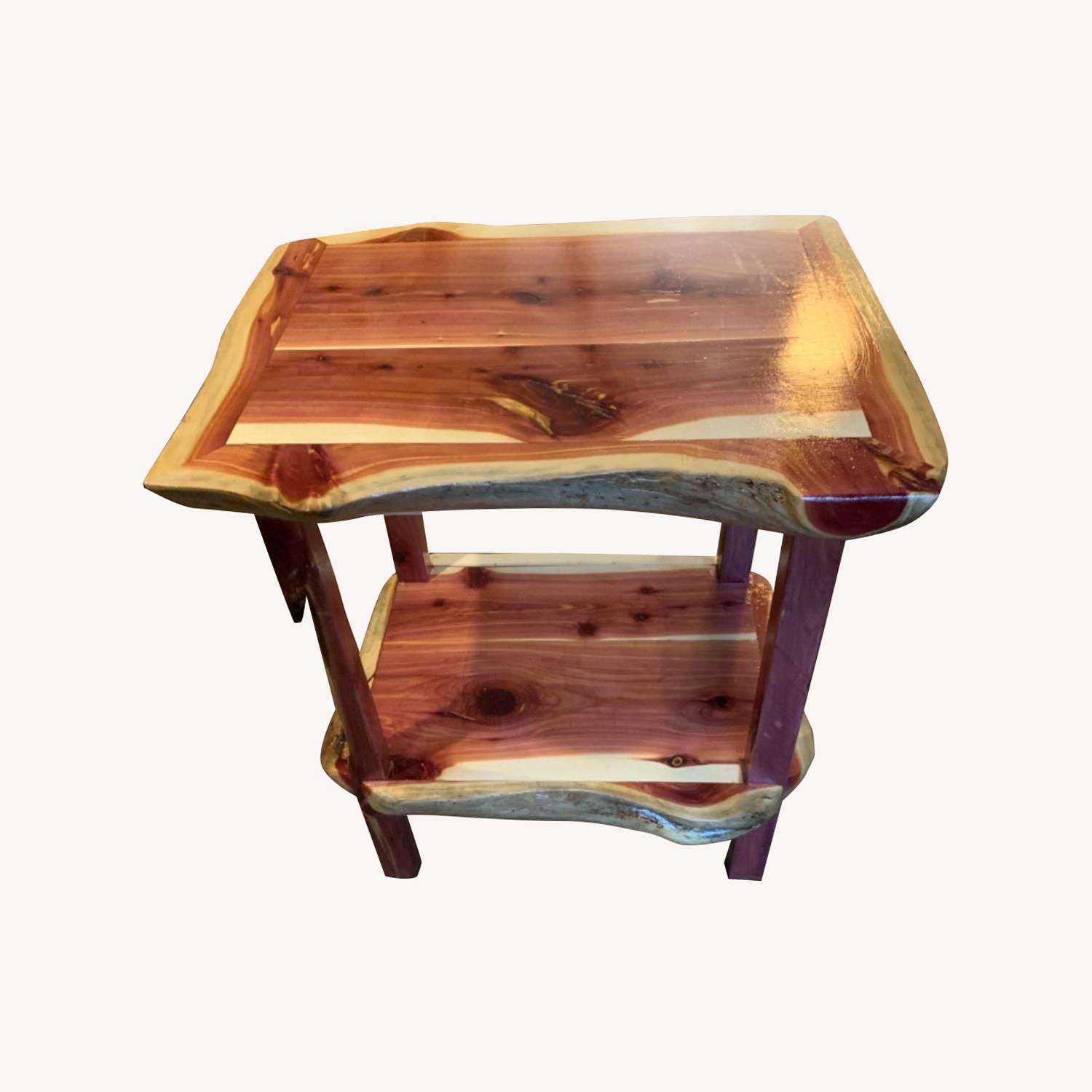 Handmade Eastern Red Cedar Table - AptDeco