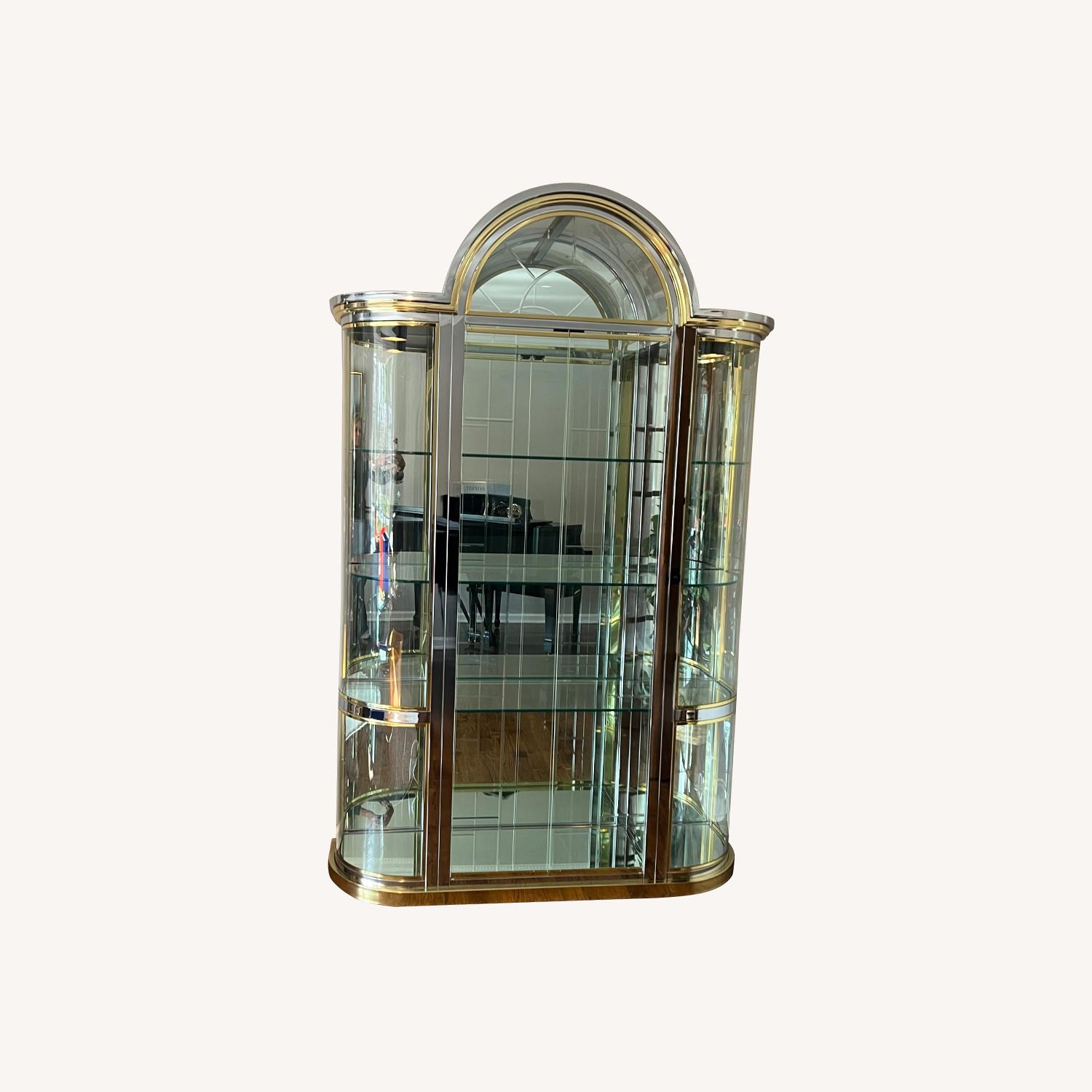 Design Institute America DIA Glass Cabinet - AptDeco