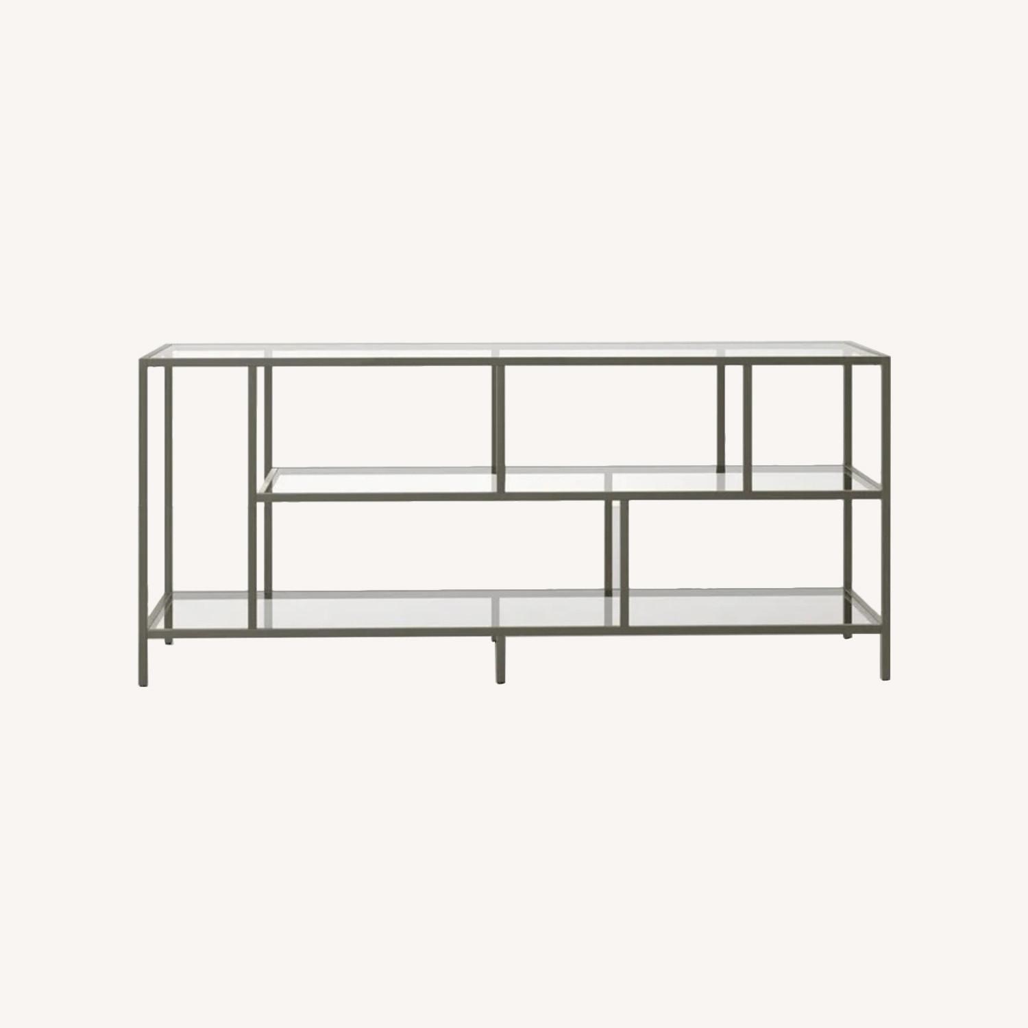 AllModern Glass TV Console - AptDeco