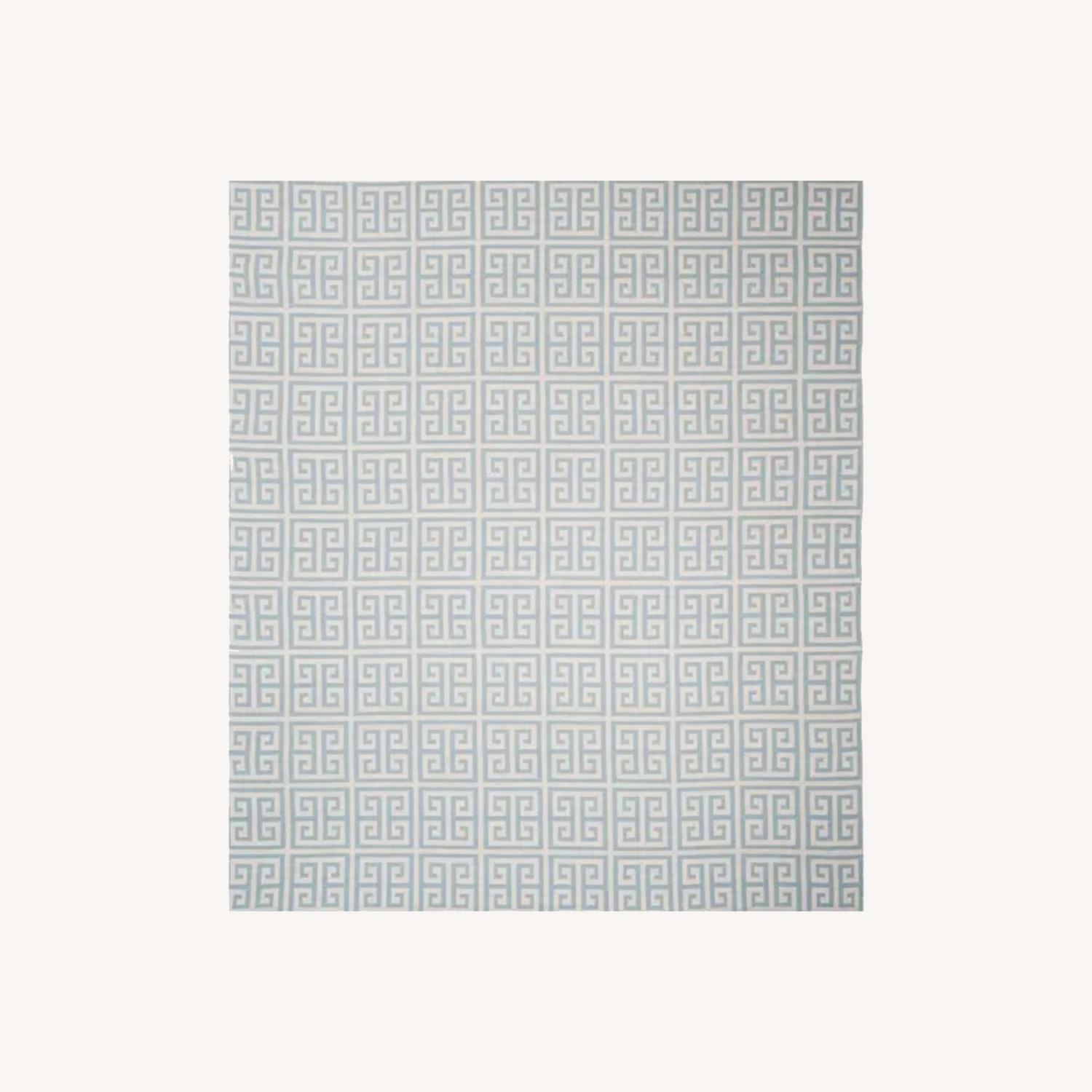 Safavieh Blue Greek Key Rug - AptDeco