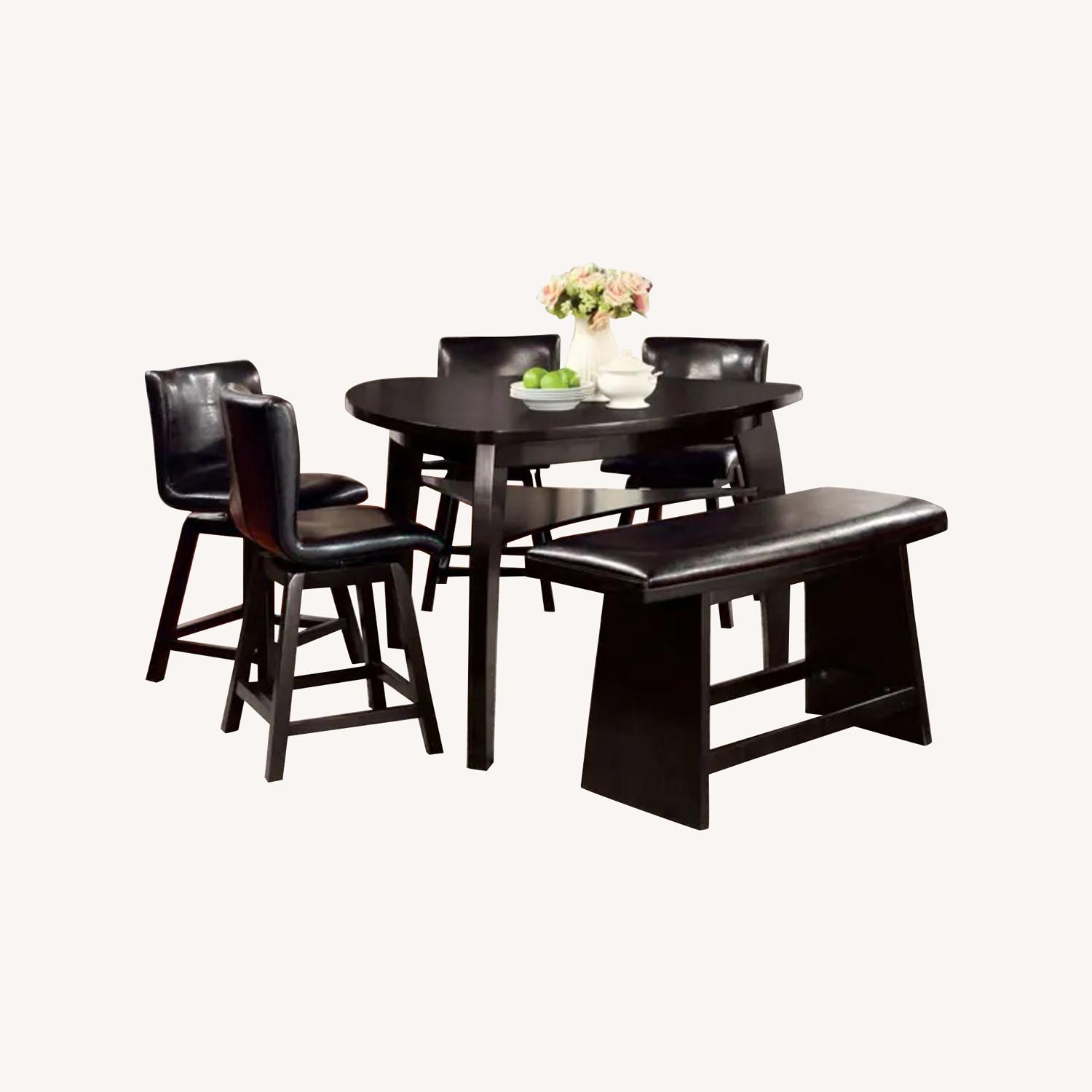 Hace Contemporary 4-piece Counter Dining Set - AptDeco
