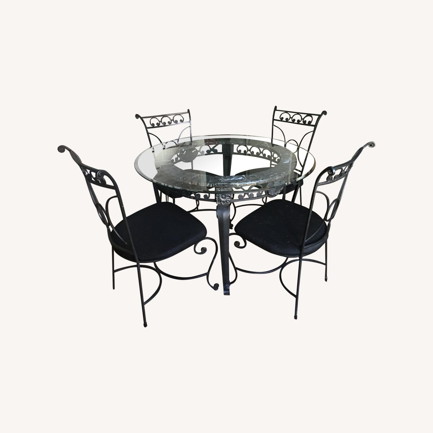 Metal Dining Set - AptDeco