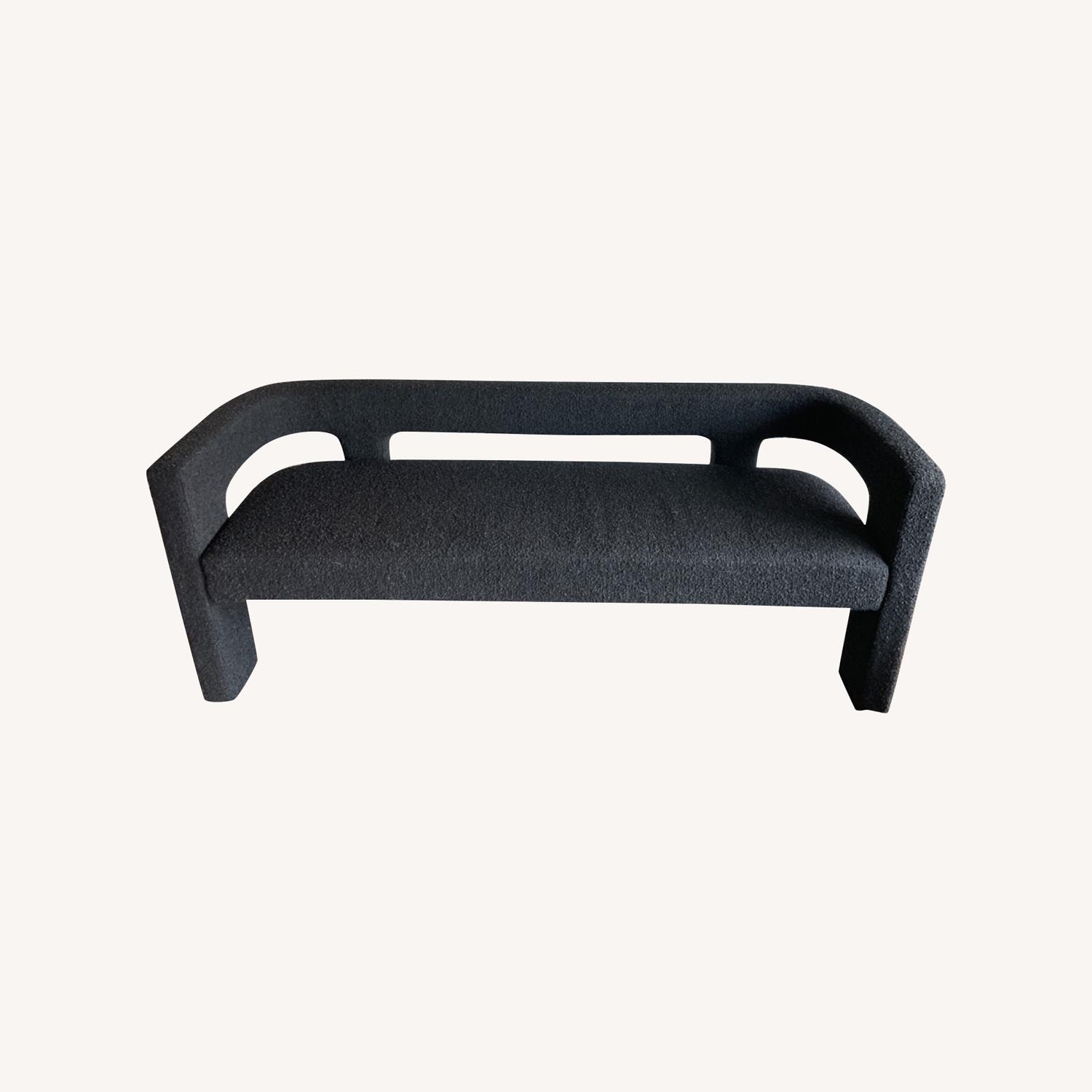 CB2 Stature Black Bench - AptDeco