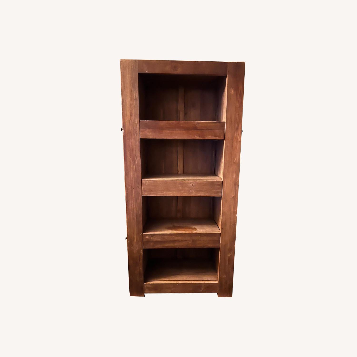 Raft Furniture Reclaimed Teak Large Bookshelf - AptDeco