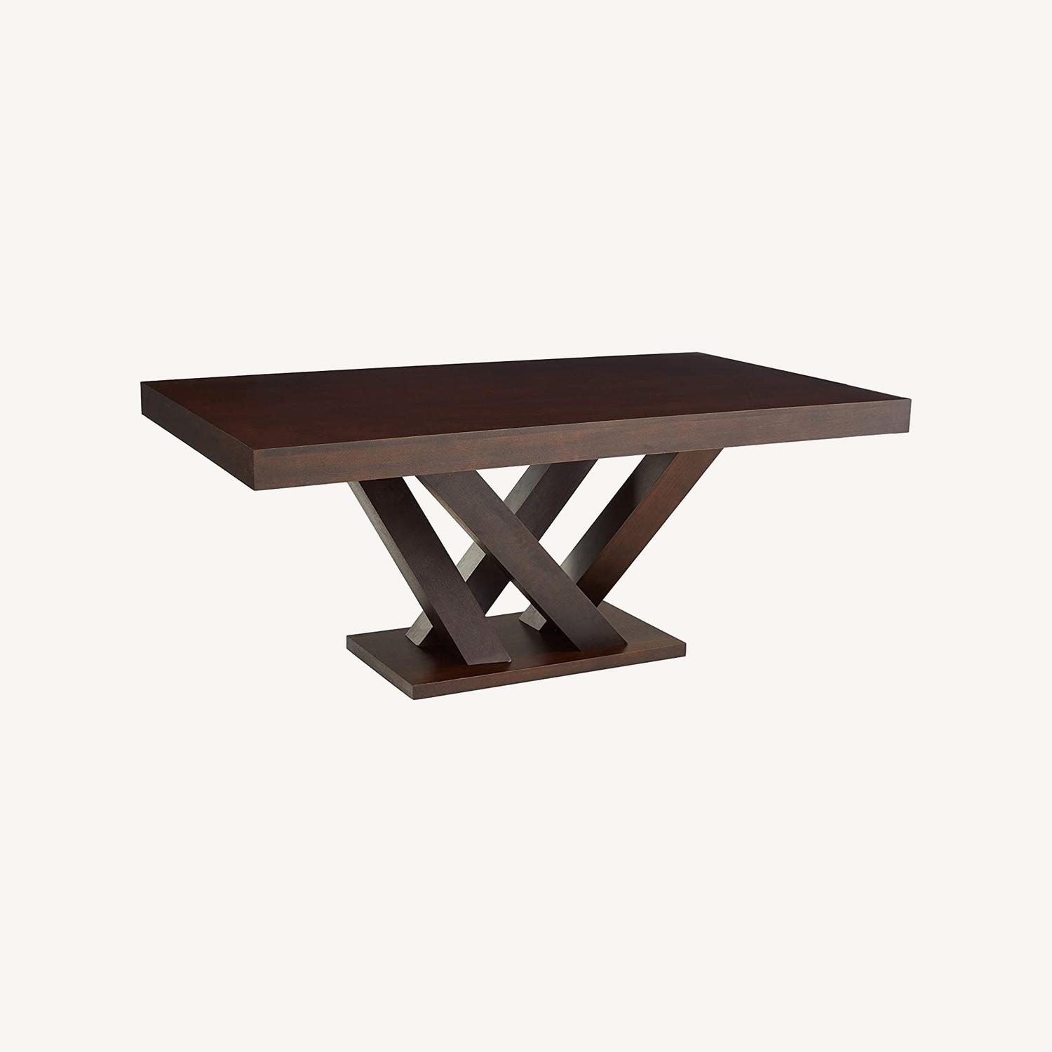 Sunpan Espresso Dining Table 71' - AptDeco