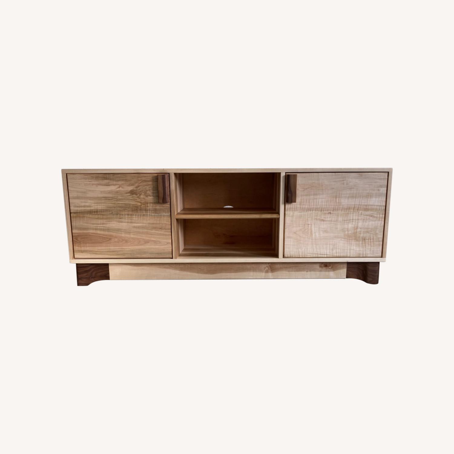 Handmade Maple Media Console - AptDeco