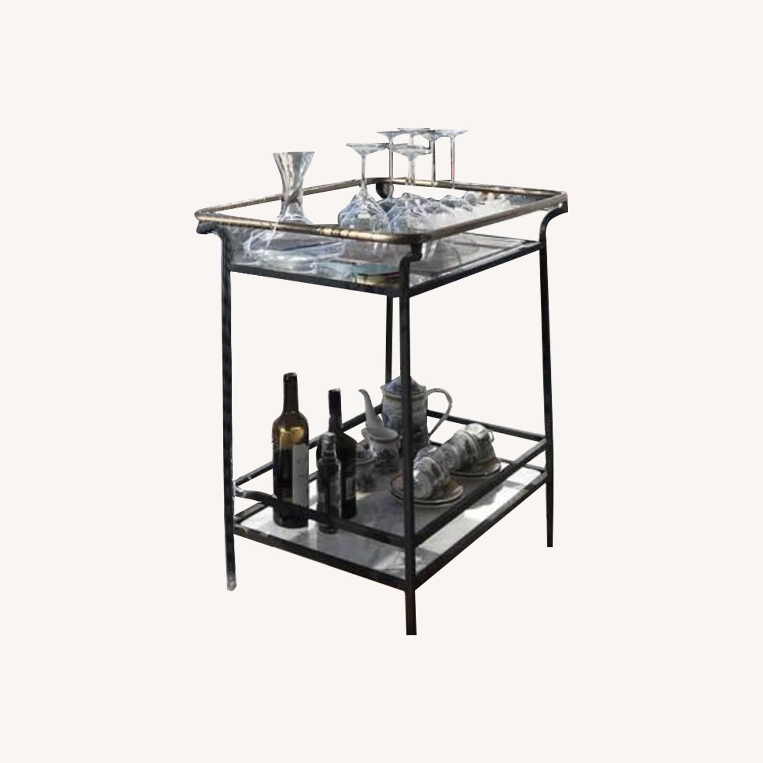 West Elm Contemporary Bar Cart - AptDeco