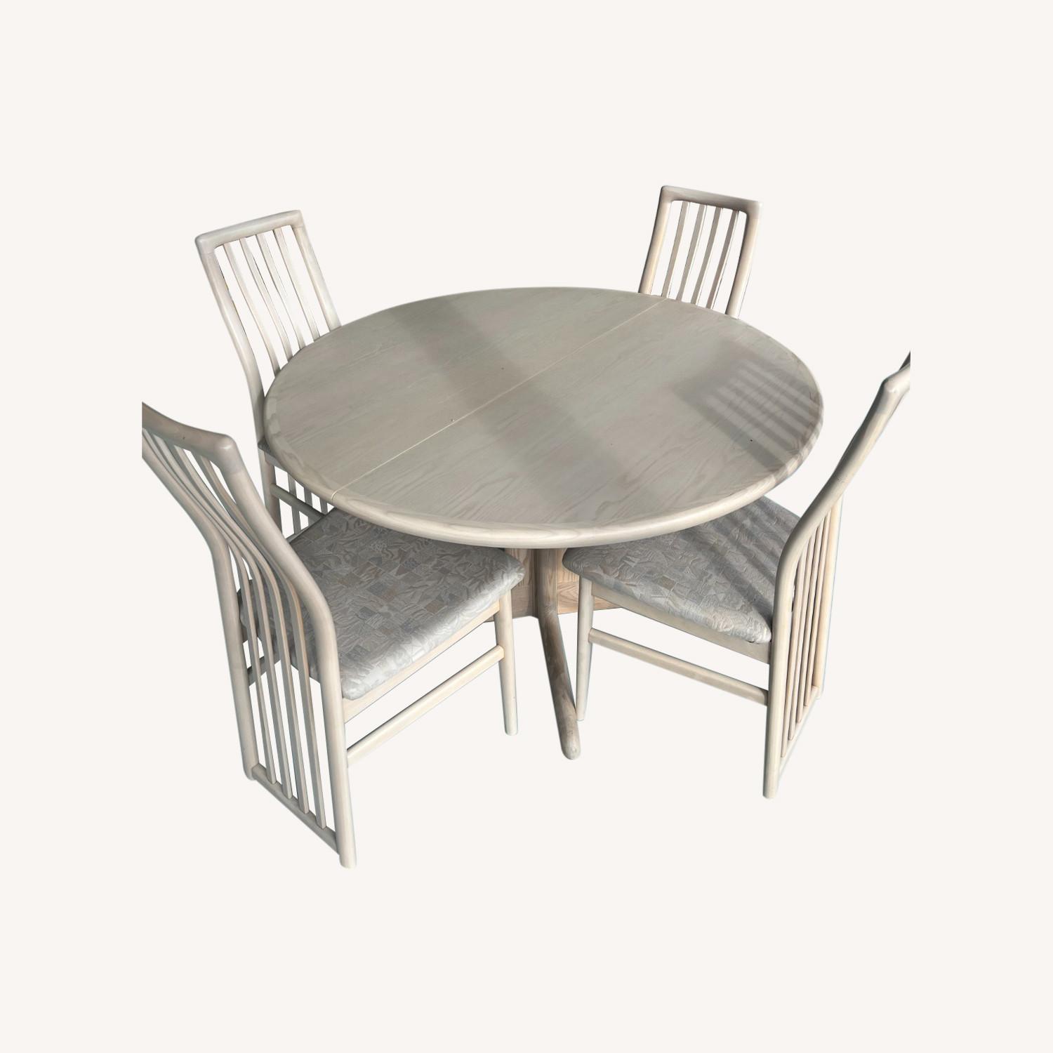 Skovby MCM Original Dining Room Table and 6 Chairs - AptDeco