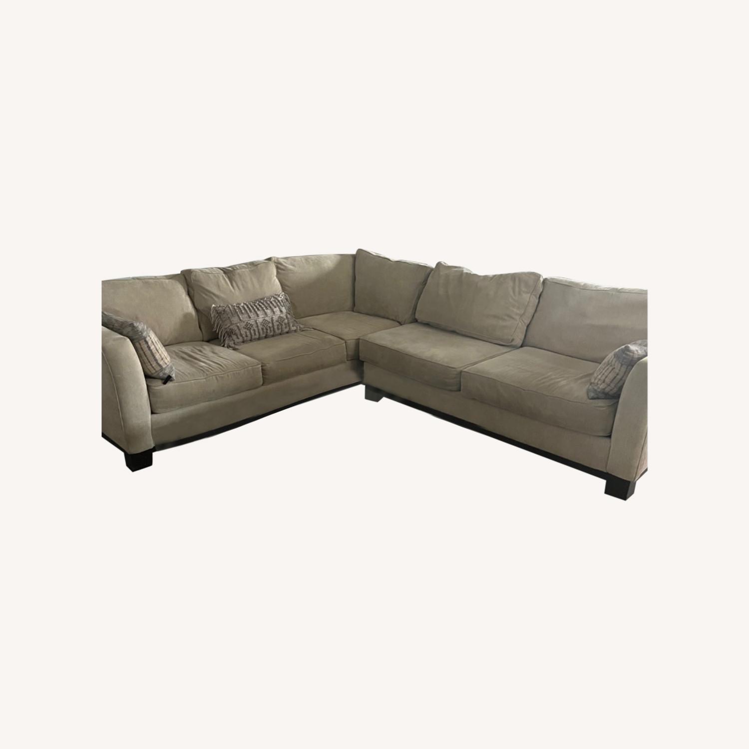 Macy's Radley Beige Sectional - AptDeco