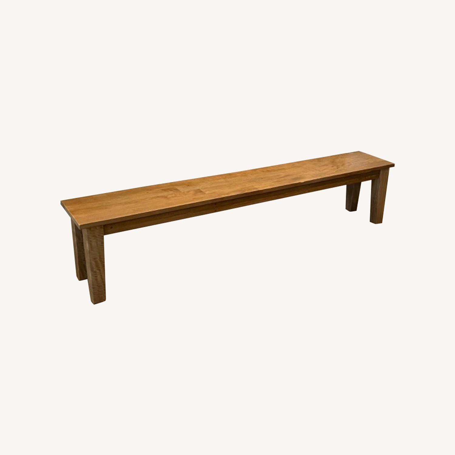 Crate & Barrel Basque Dining Bench - AptDeco