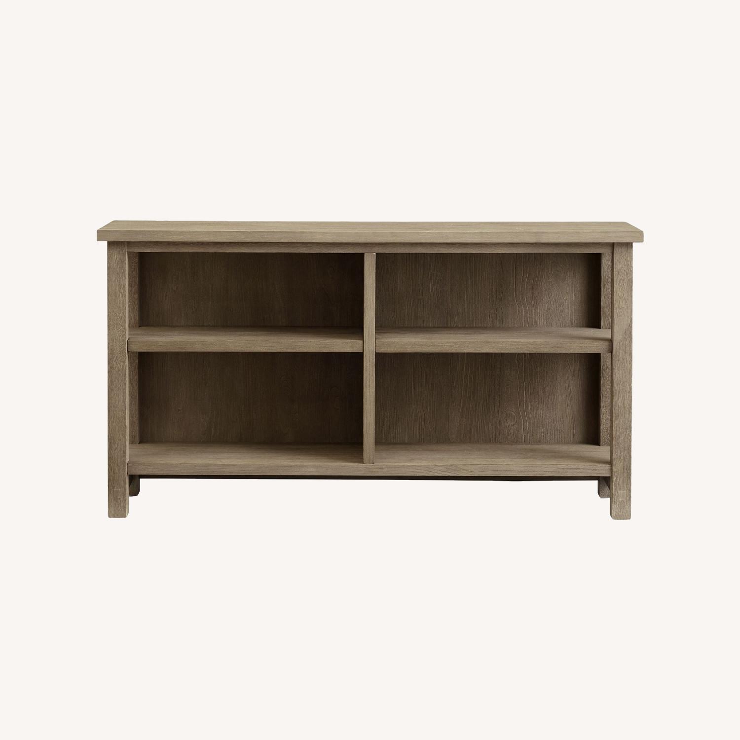 Pottery Barn Farmhouse Console Bookcase - AptDeco