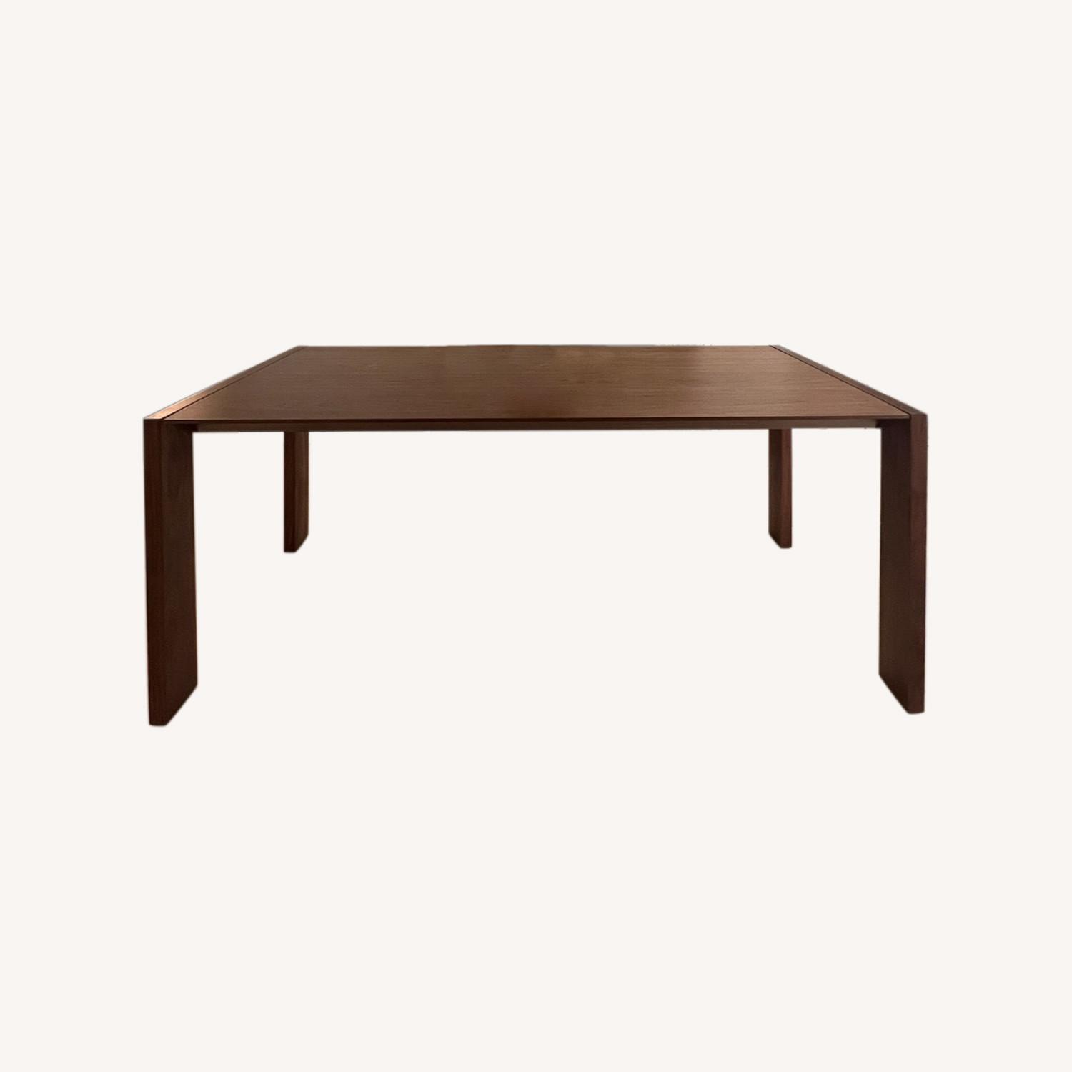 Blu Dot 76" Walnut Dining Table - AptDeco