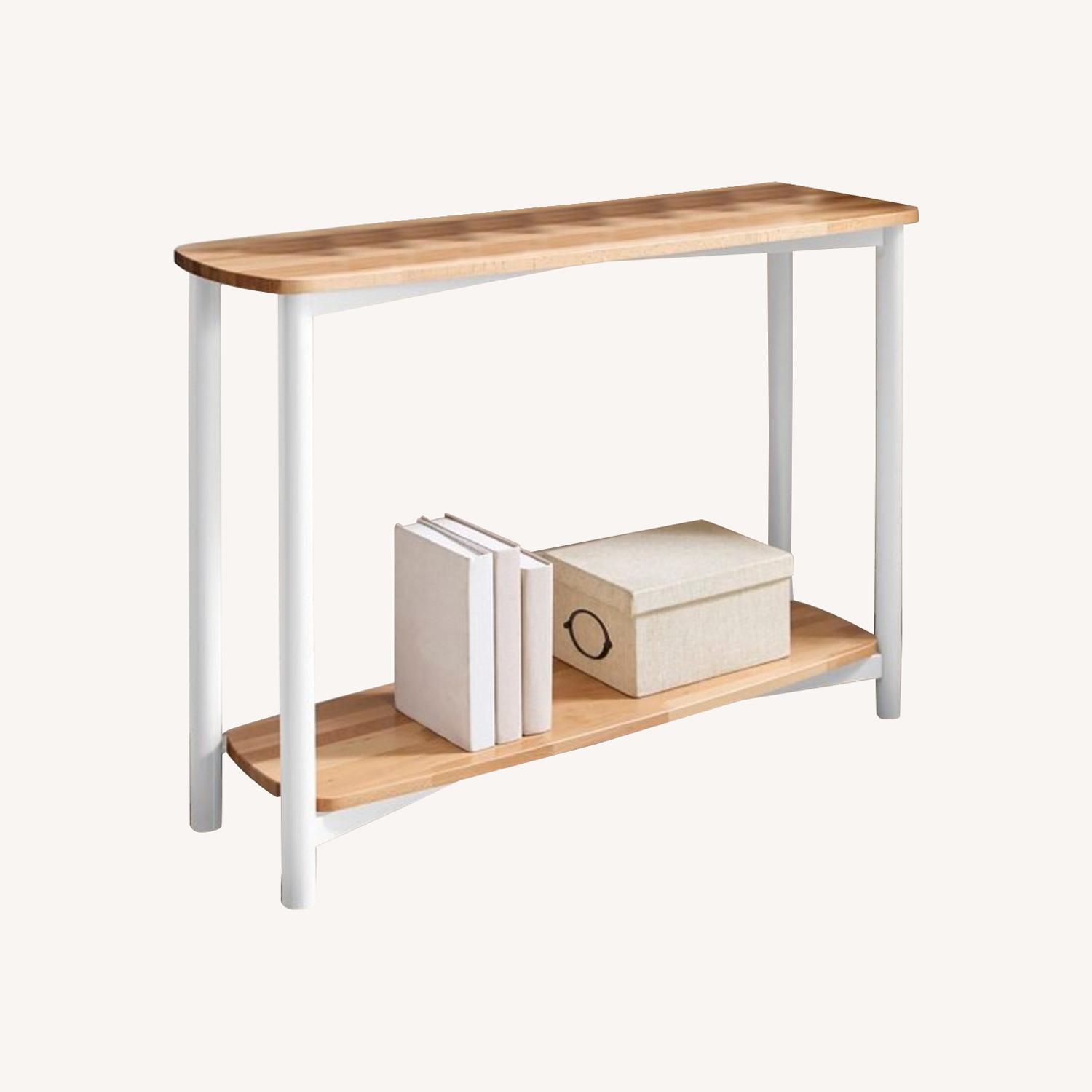 Wayfair Solid Wood Console Entryway Table - AptDeco