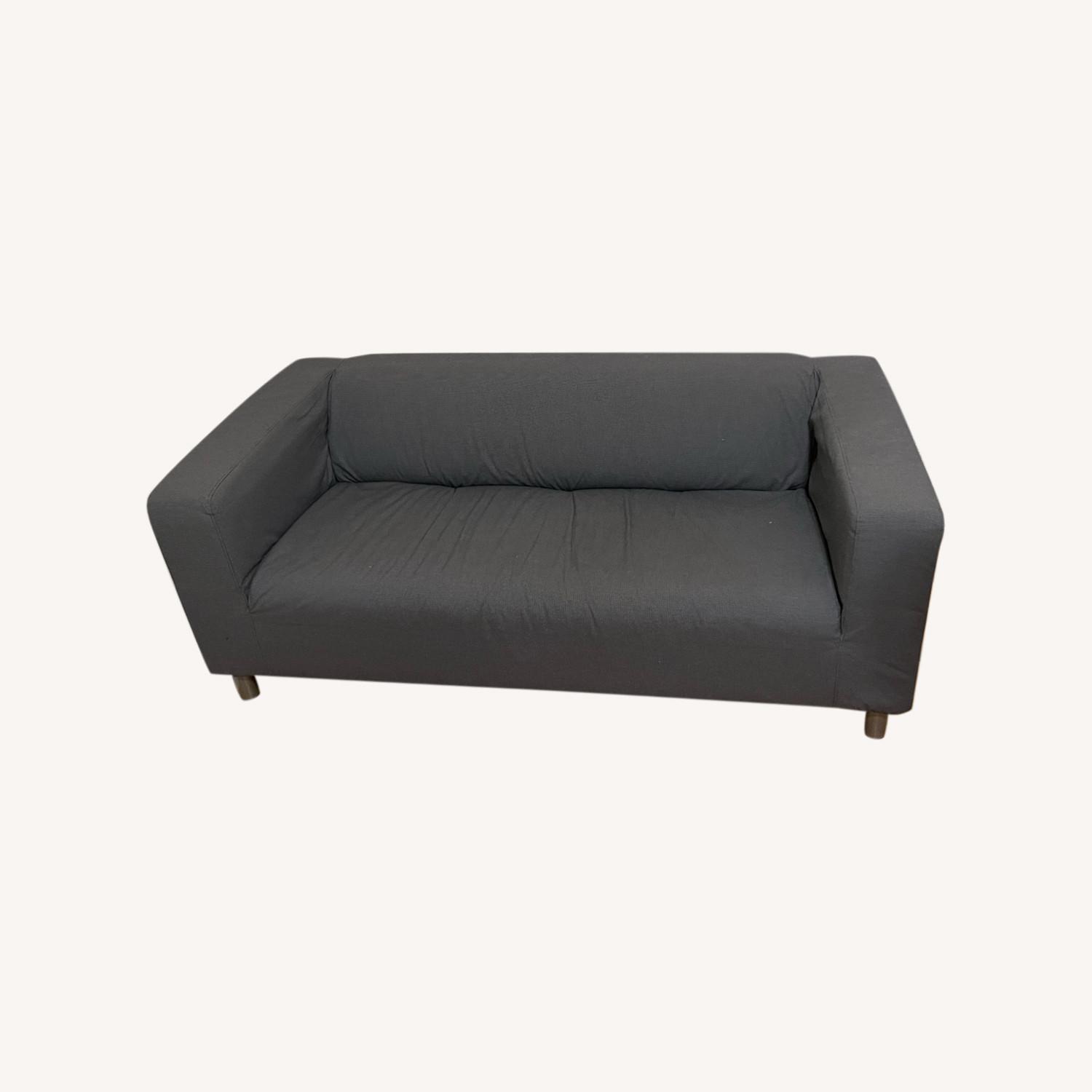 IKEA Klippan Vissle Gray Loveseat - AptDeco