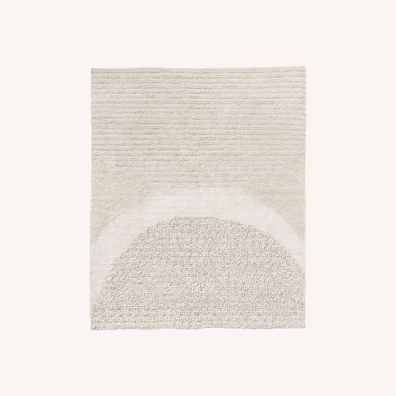 West Elm Textured Arches Rug - AptDeco